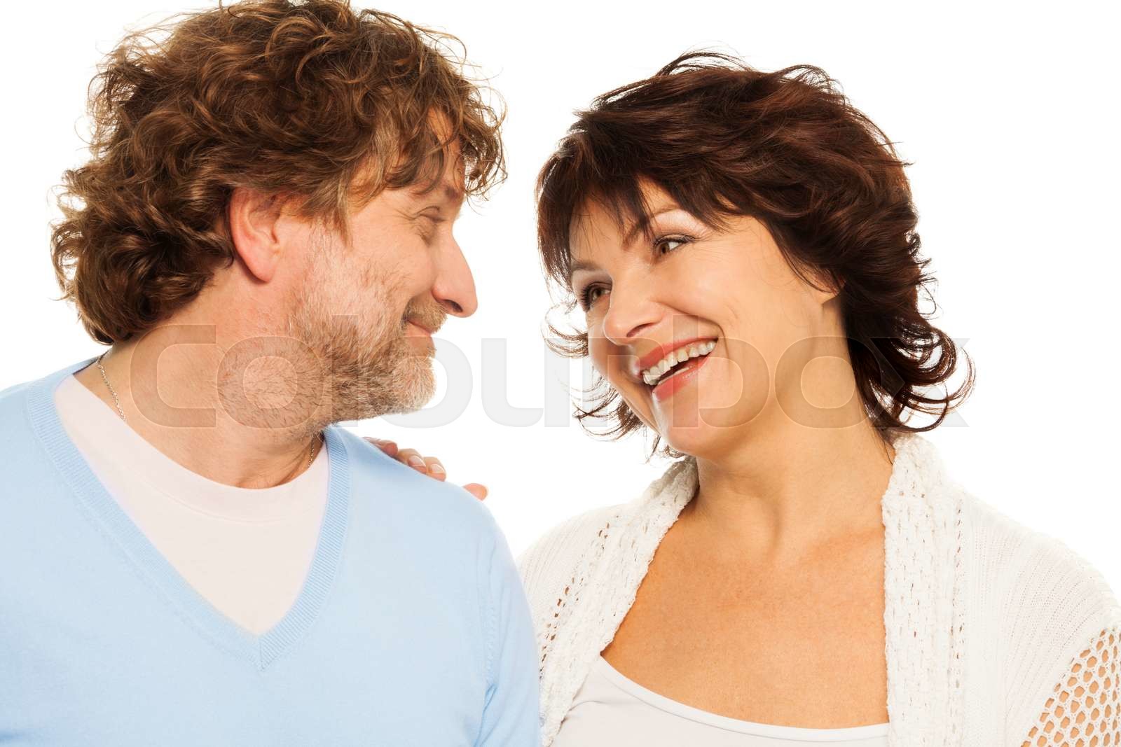 Looking in each others eyes | Stock image | Colourbox