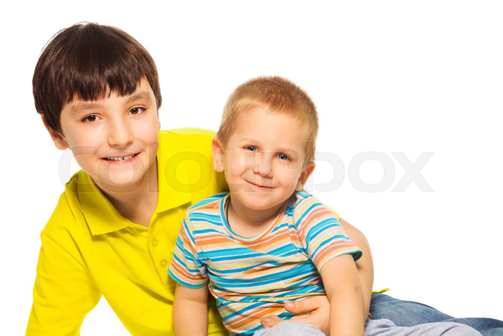 Two brothers | Stock image | Colourbox