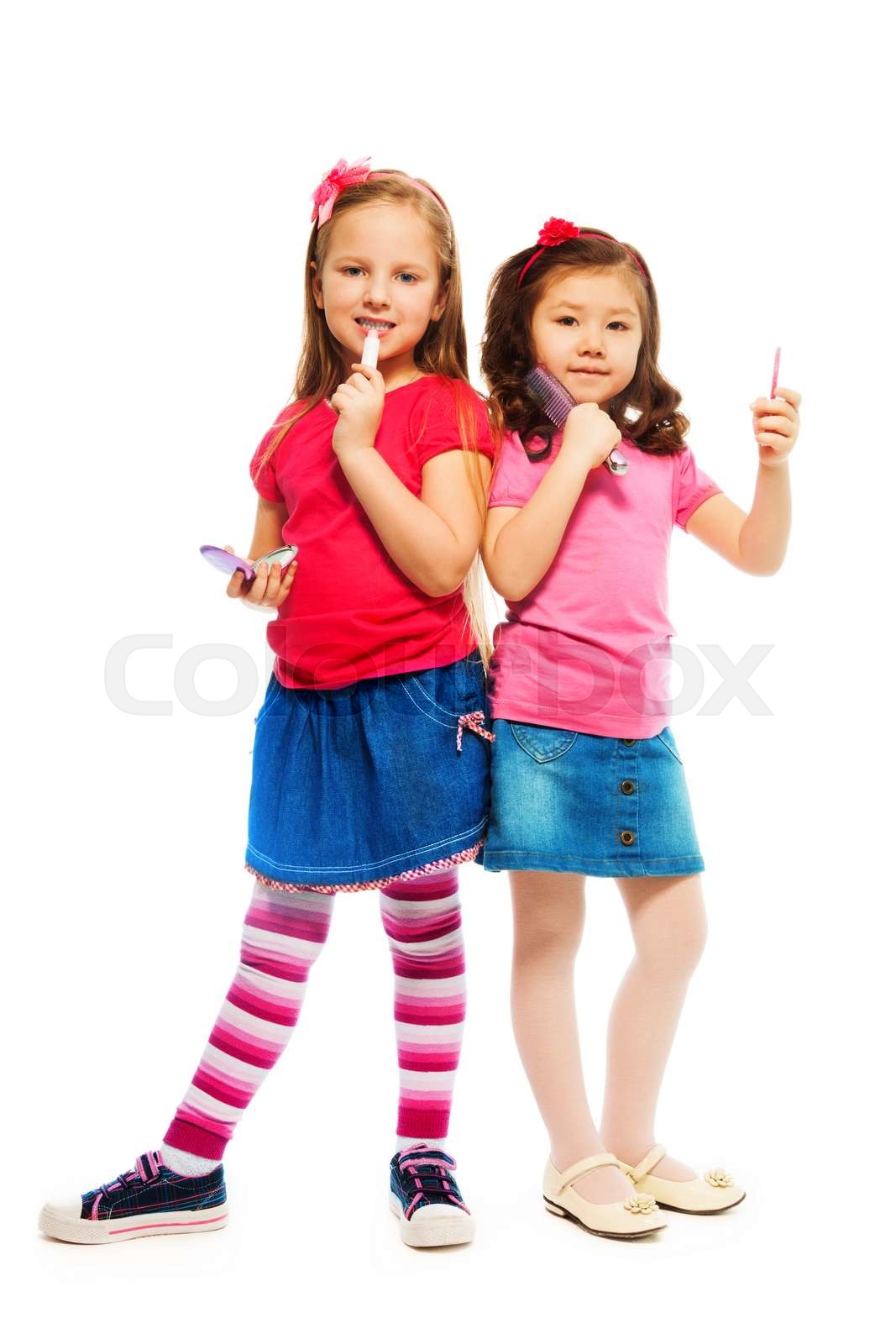 two-little-big-girls-stock-image-colourbox