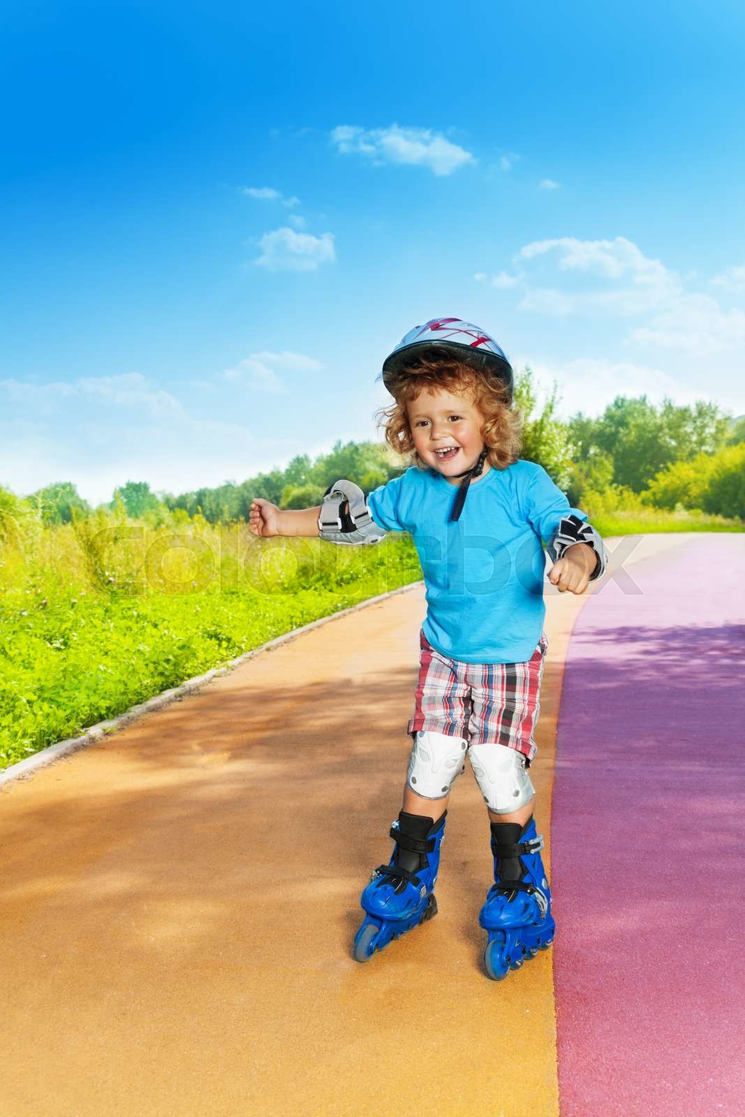 Skating is fun | Stock image | Colourbox