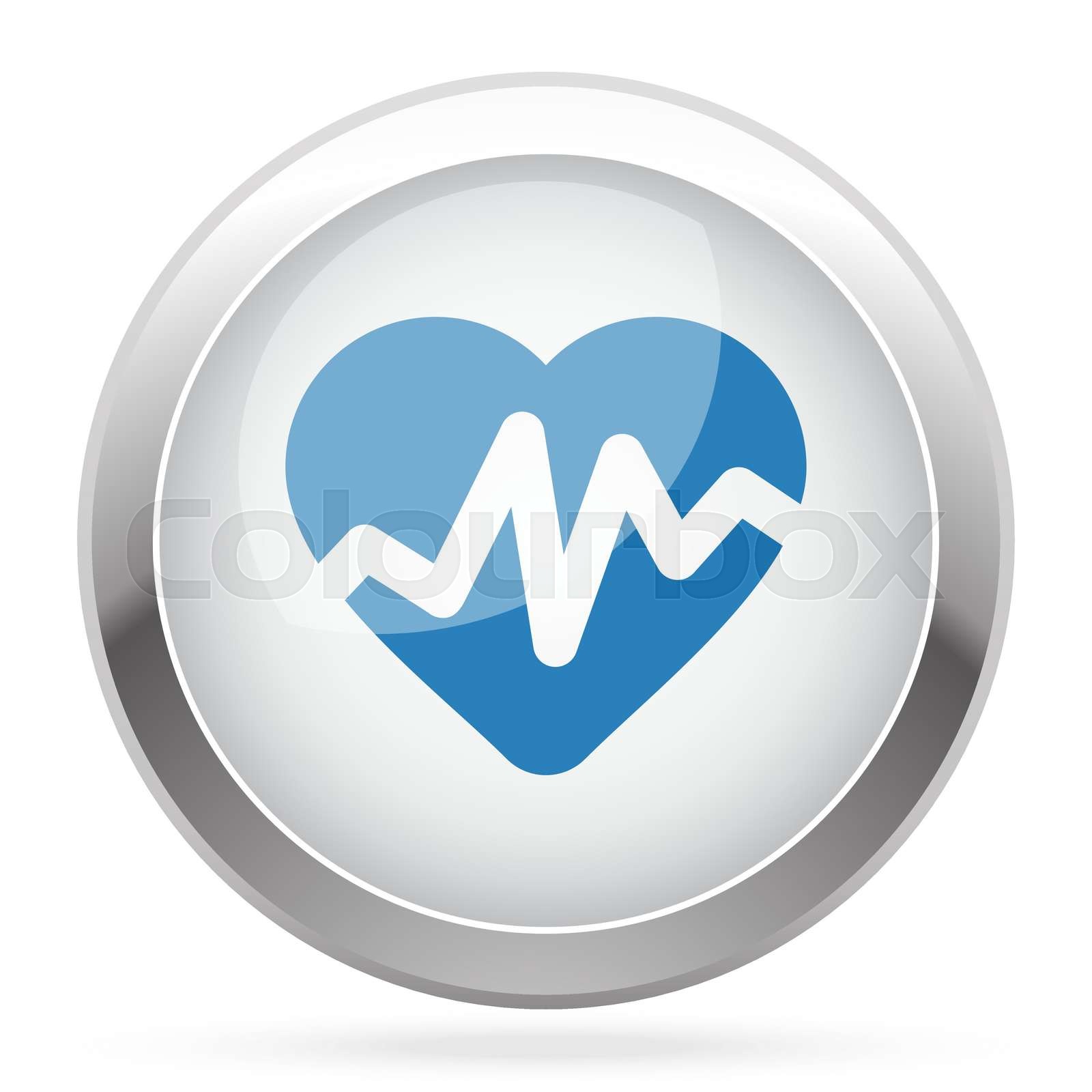 Blue Heart Icon Png