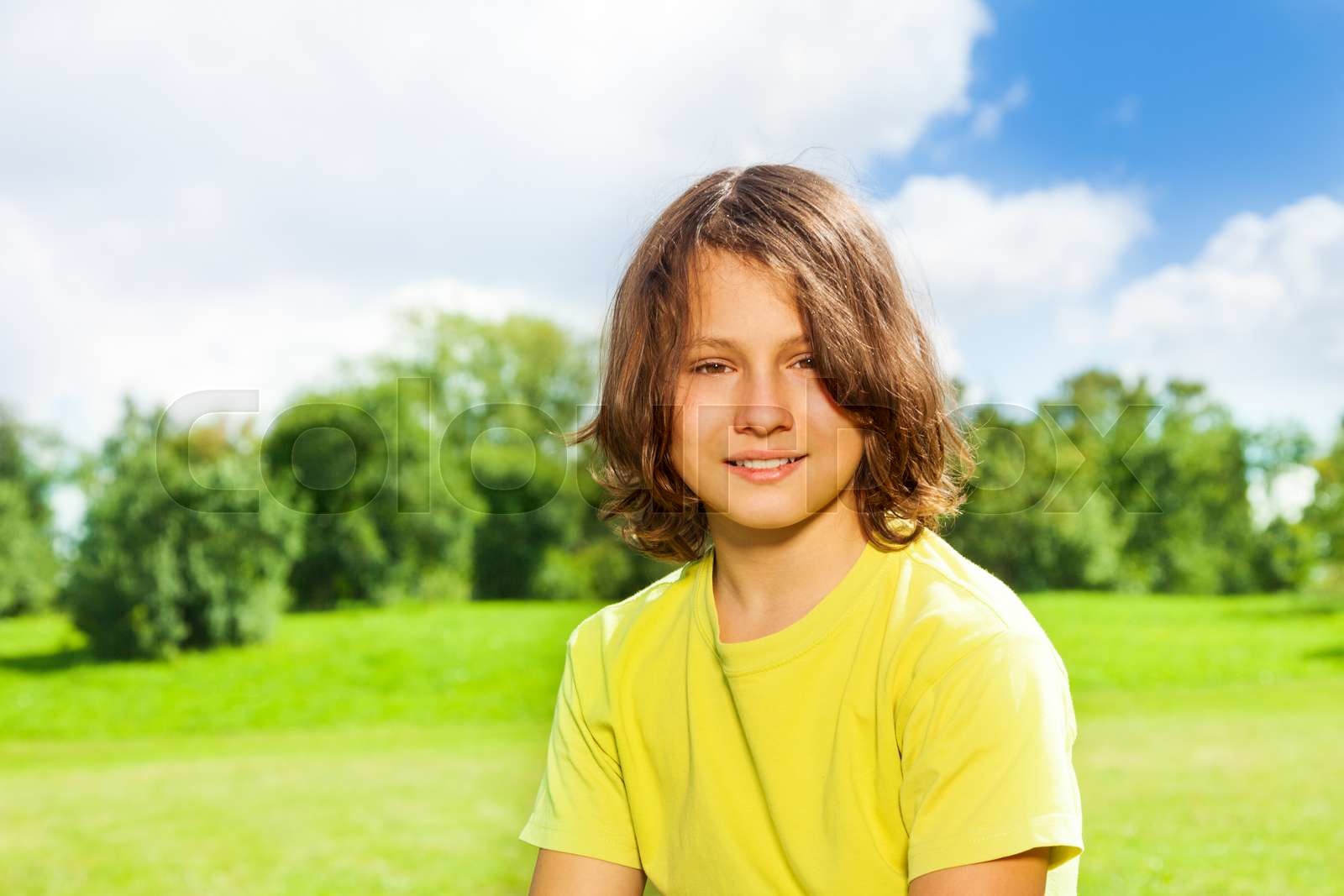 12 years old boy portrait | Stock image | Colourbox