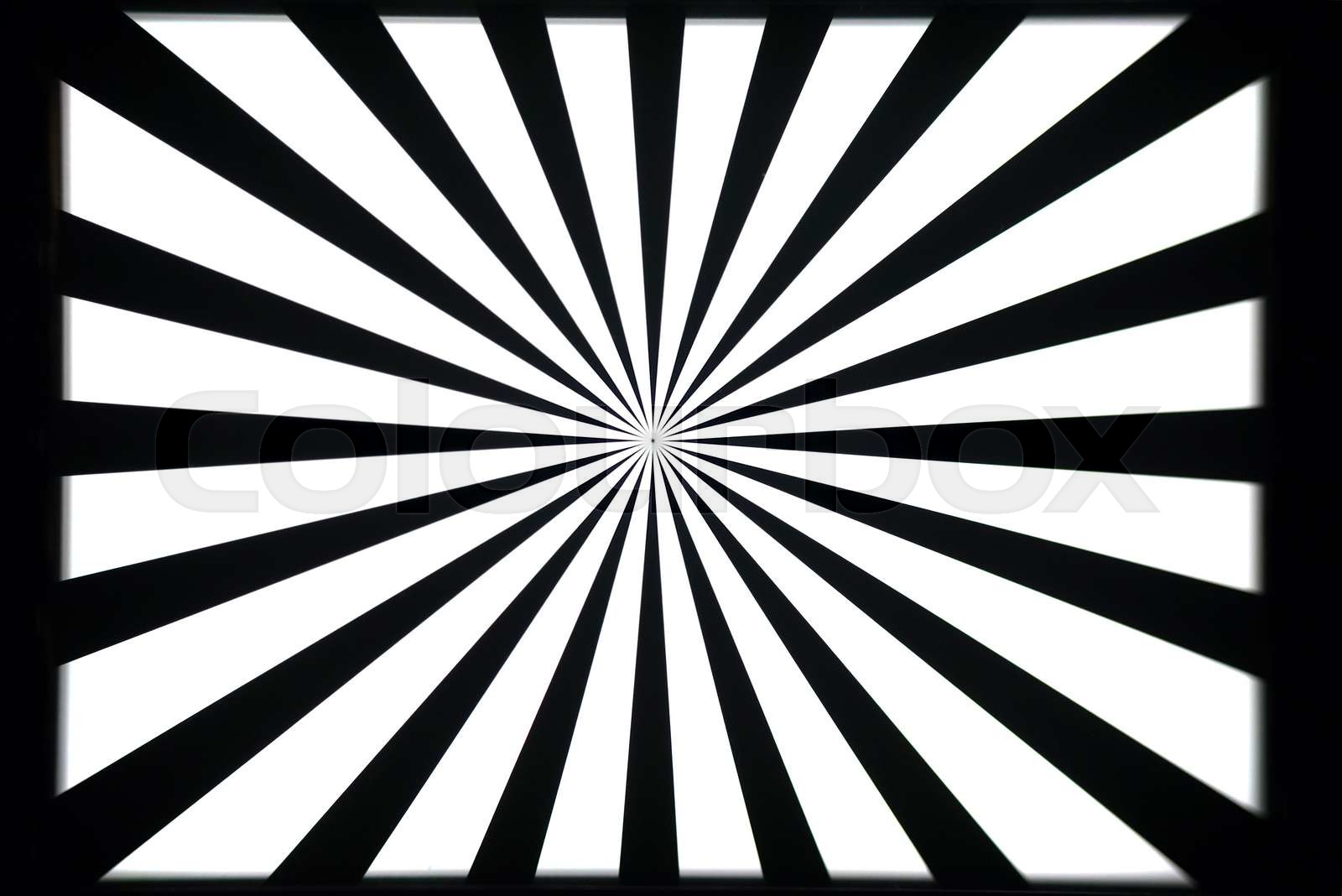 Black and white test pattern | Stock image | Colourbox