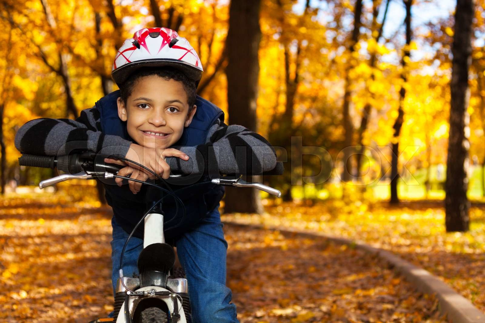 Bike is fun | Stock image | Colourbox