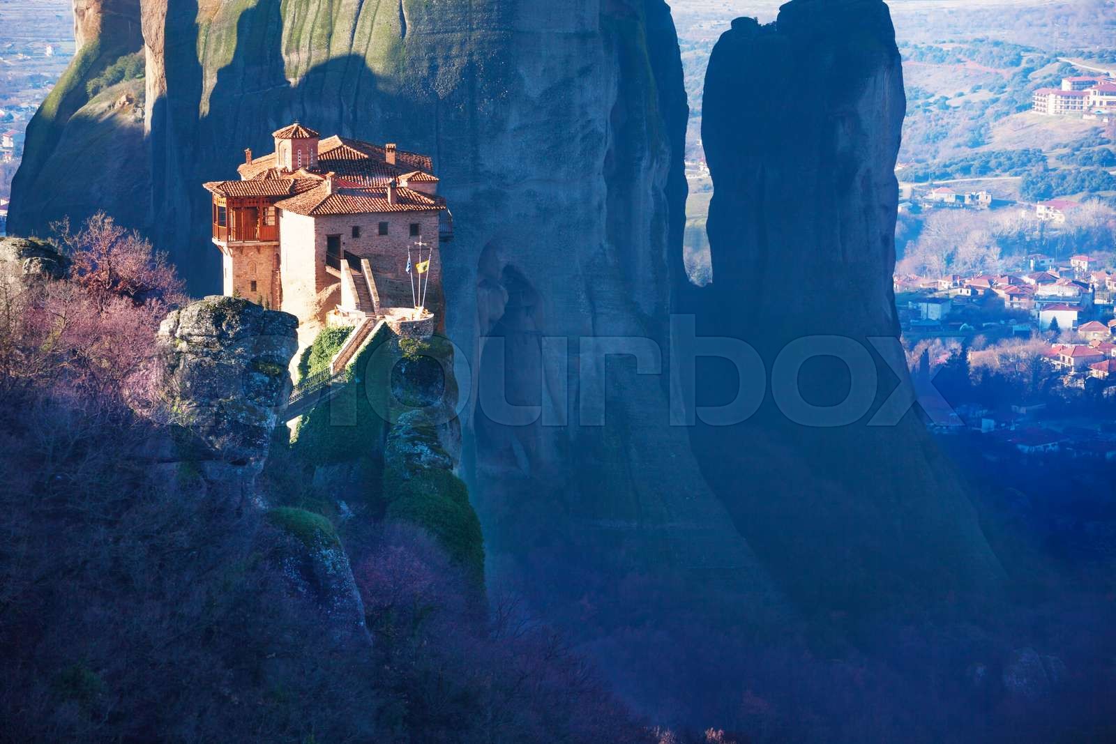 Amazing photo of the Holy Rousanou Monastery | Stock image | Colourbox