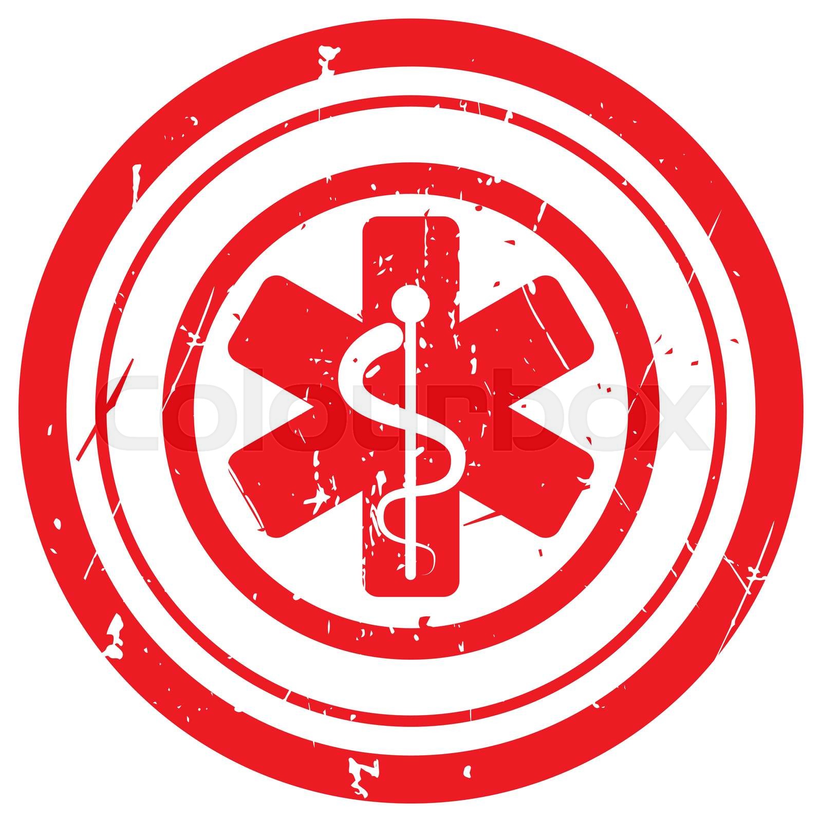 Red Medical rubber stamp | Stock vector | Colourbox