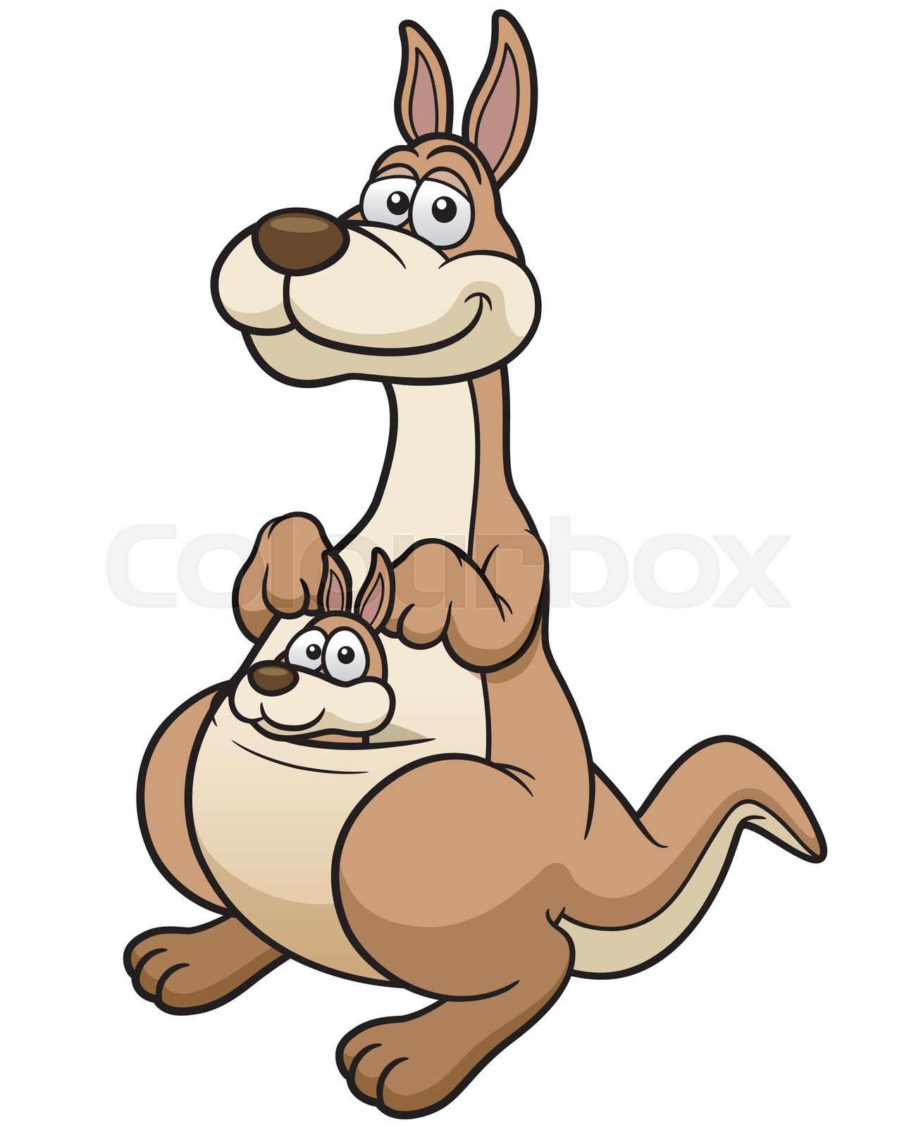 Kangaroo | Stock vector | Colourbox