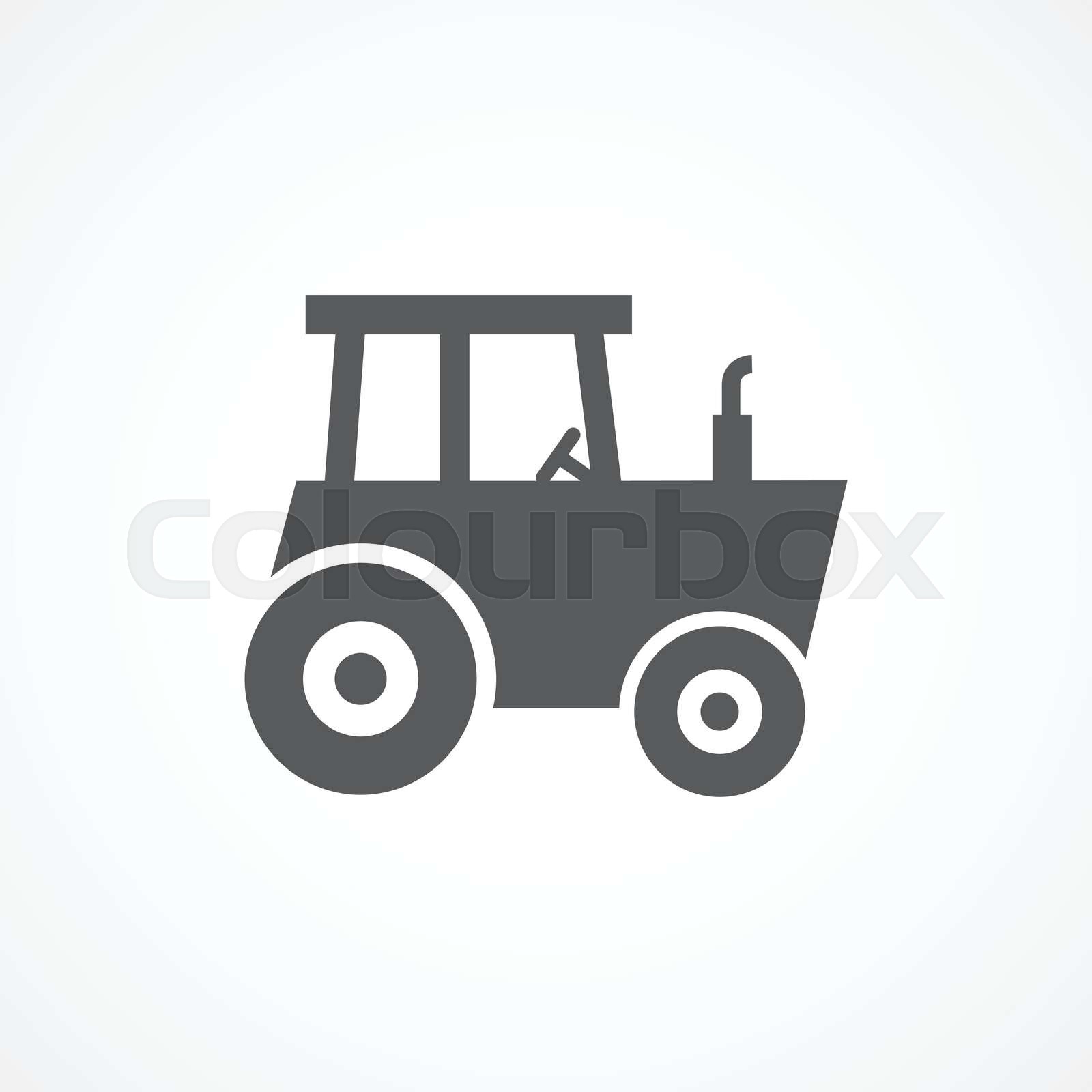 traktor, icon, illustration | Stock-Vektor | Colourbox