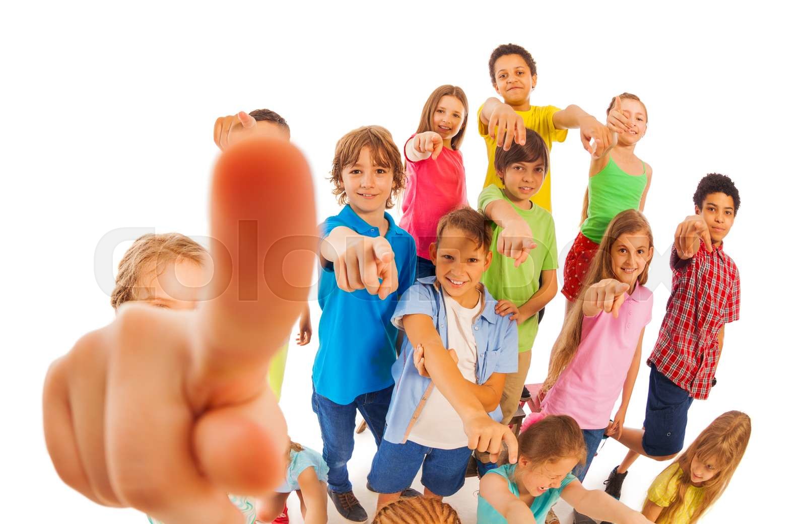 Kids Pointing And Laughing