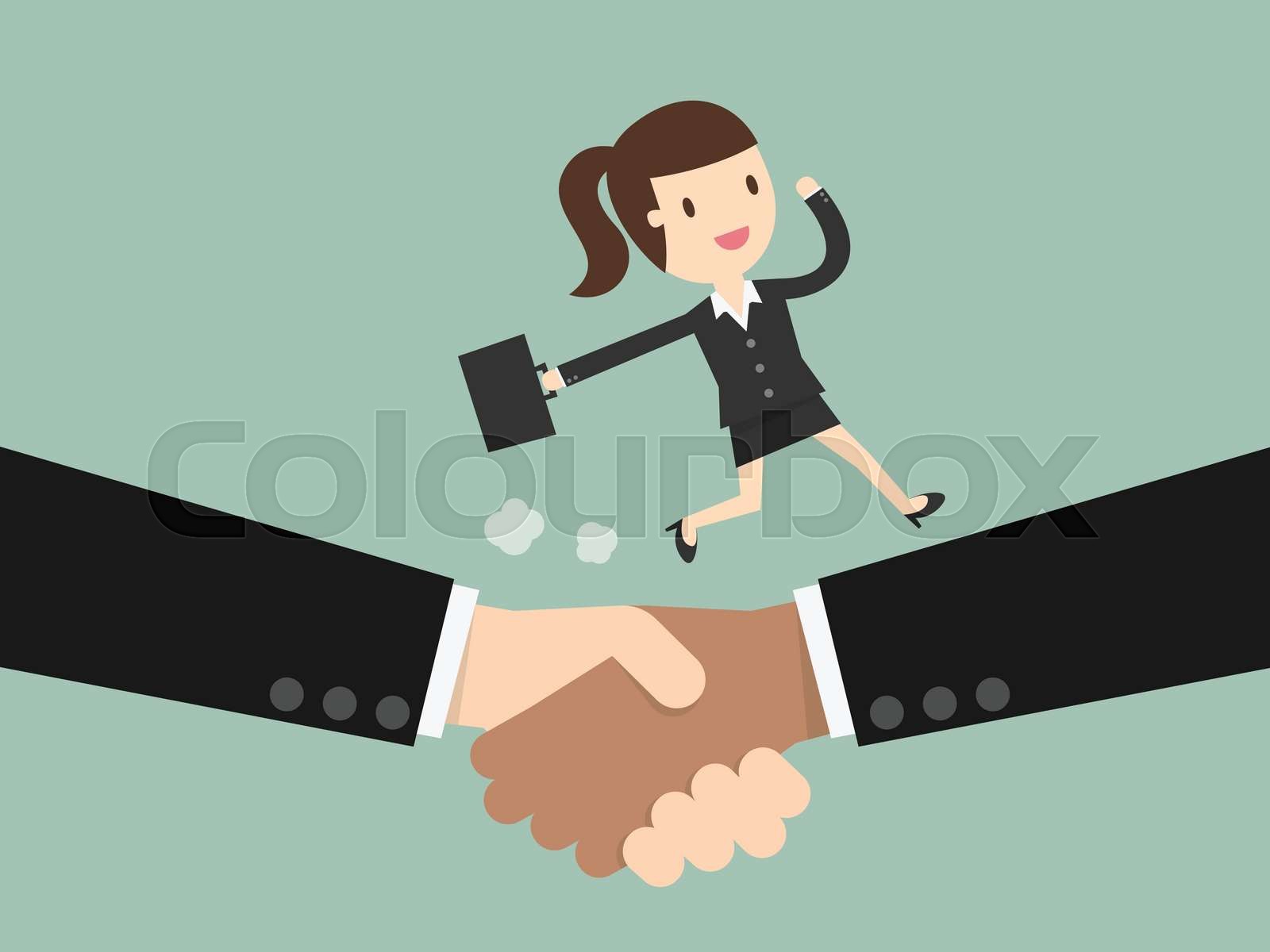 business deal symbol | Stock vector | Colourbox