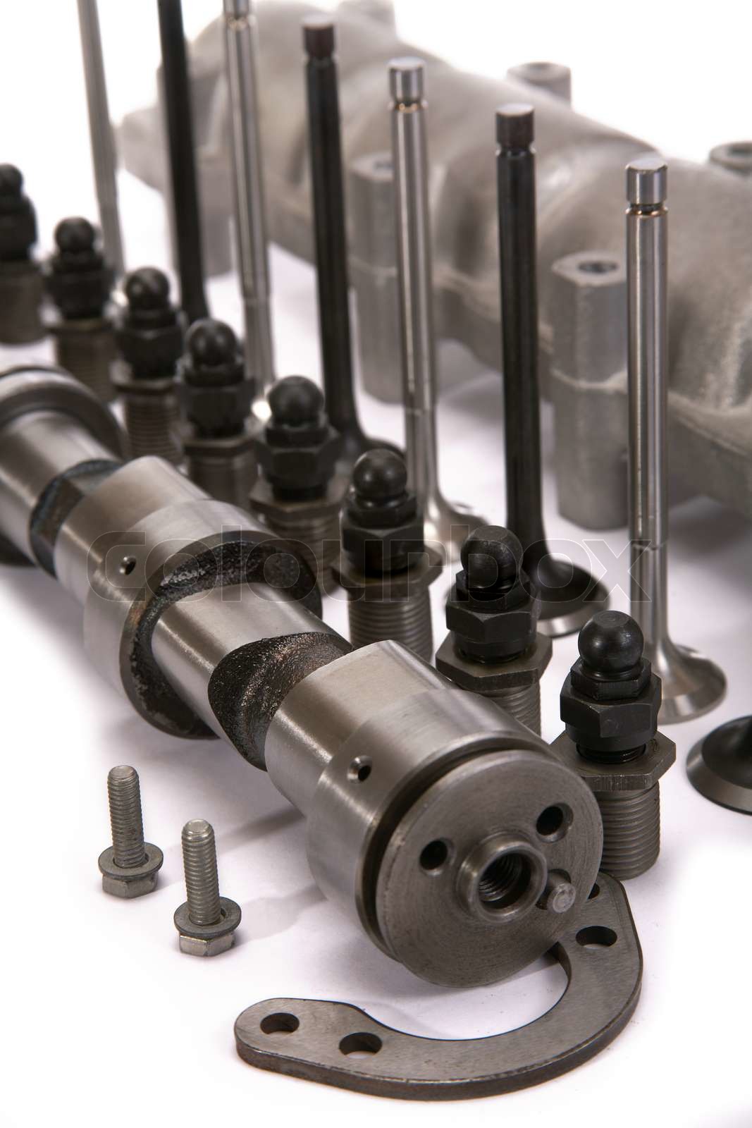 New details for repair of the engine. Cam-shaft of the engine in ...