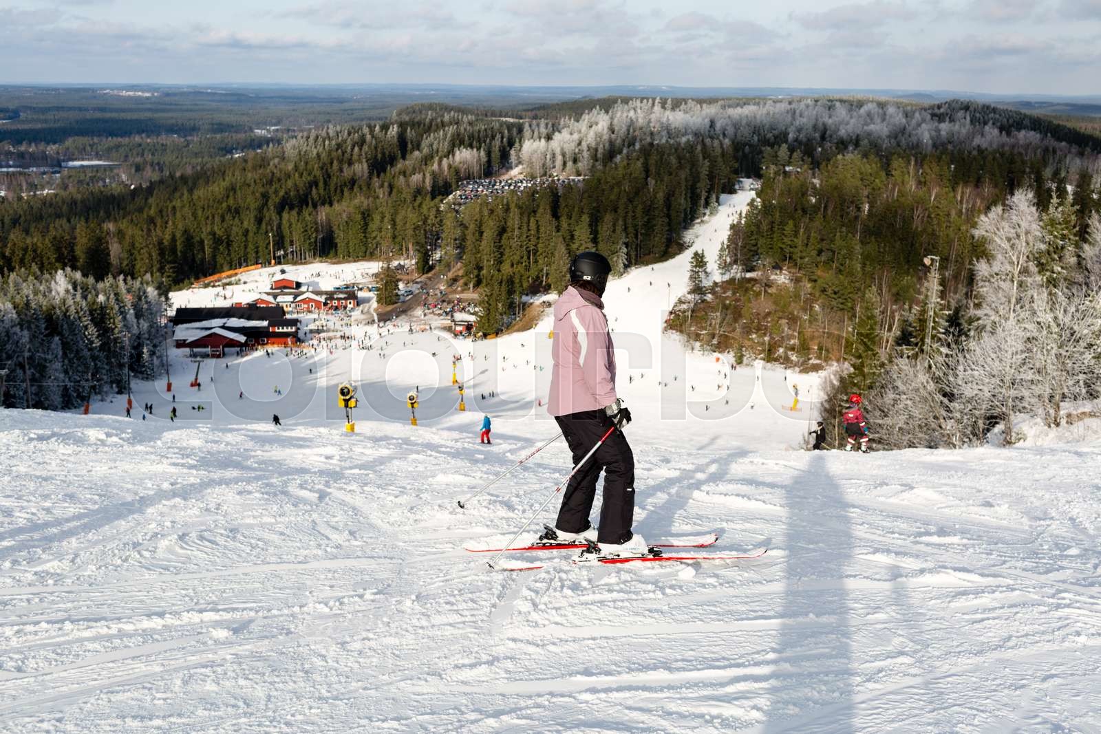 Skier At Isaberg Ski Resort Stock Image Colourbox skier-at-isaberg-ski-resort-stock-image-colourbox