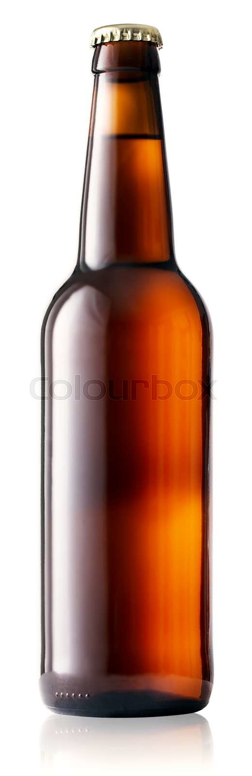 Brown bottle of beer | Stock image | Colourbox