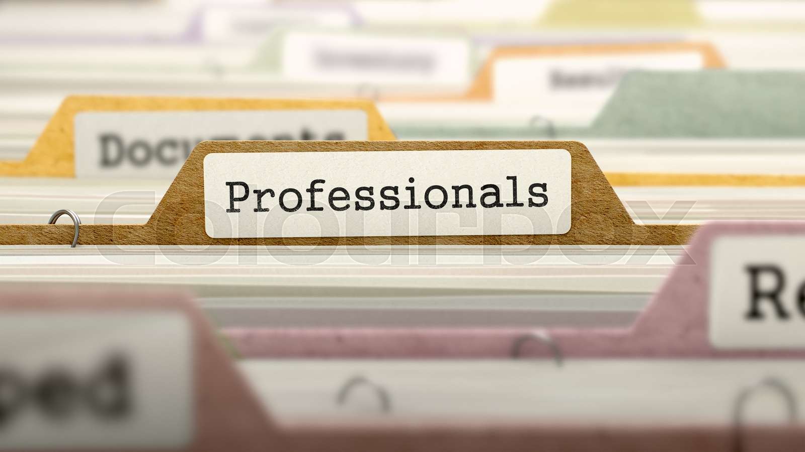 Professionals - Folder Name in Directory. | Stock image | Colourbox