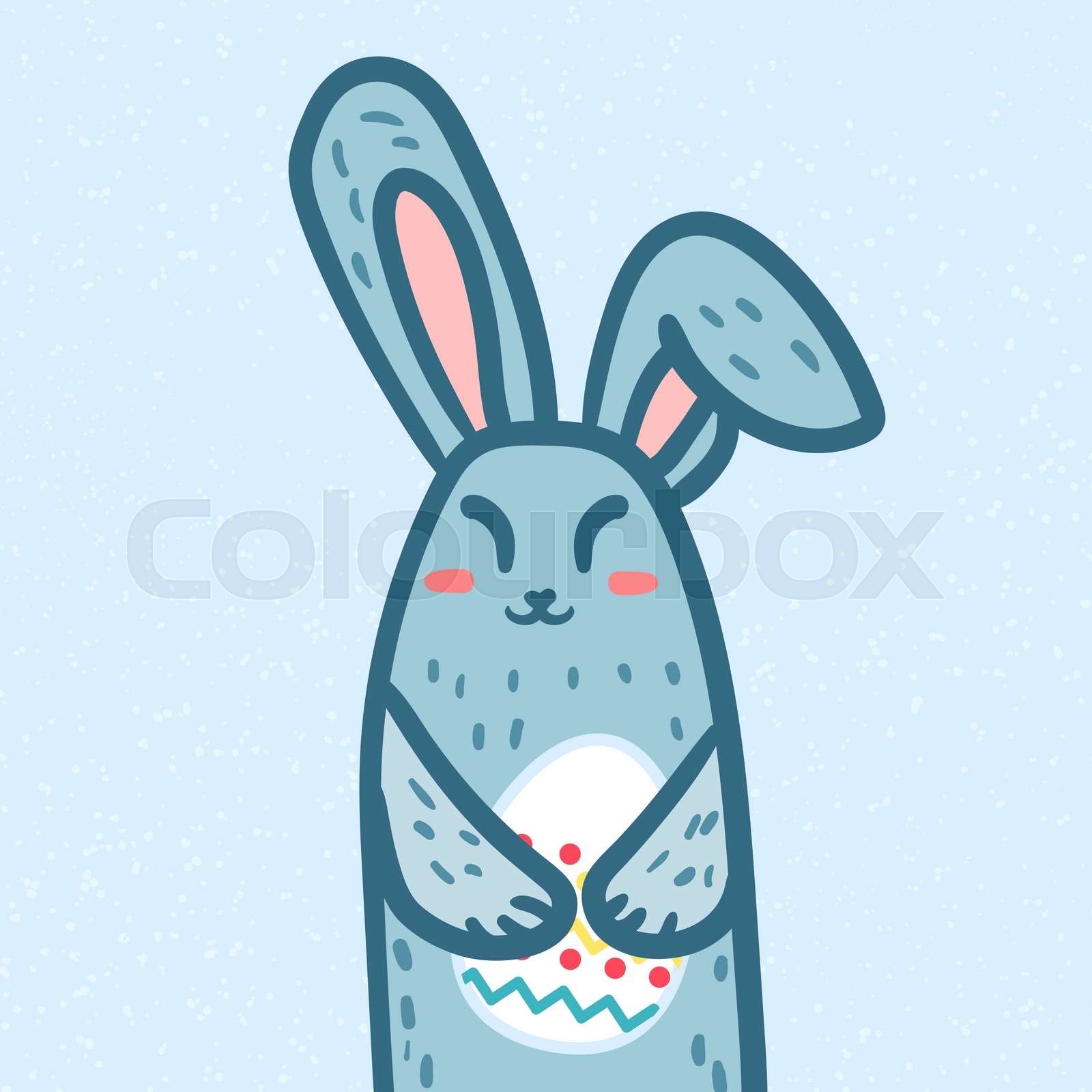 cartoon, hase, illustration | Stock-Vektor | Colourbox