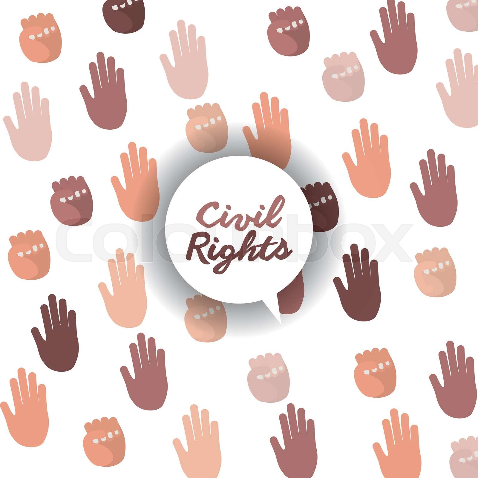 civil rights design | Stock vector | Colourbox