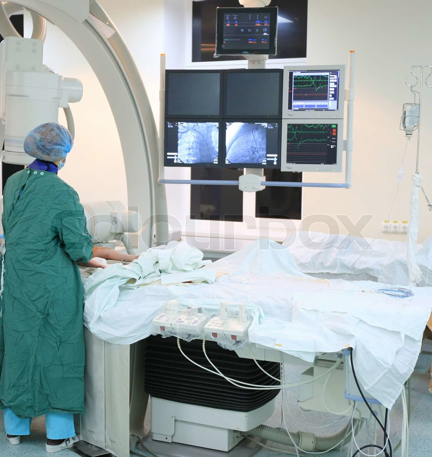 Heart operation in hospital | Stock image | Colourbox