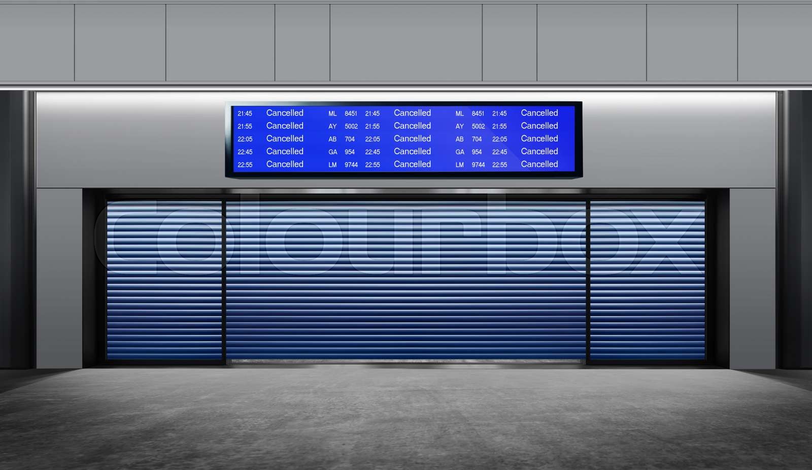 terminal in airport | Stock image | Colourbox