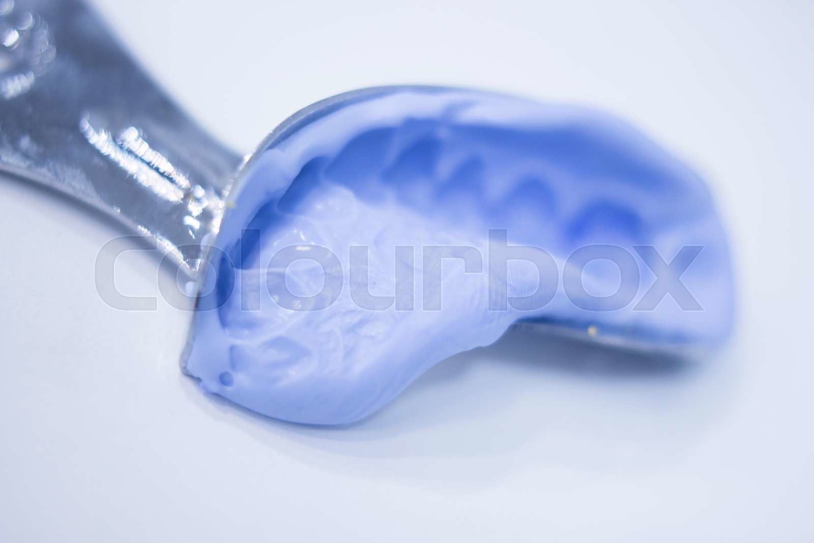 Dental mold dental impression plate | Stock image | Colourbox