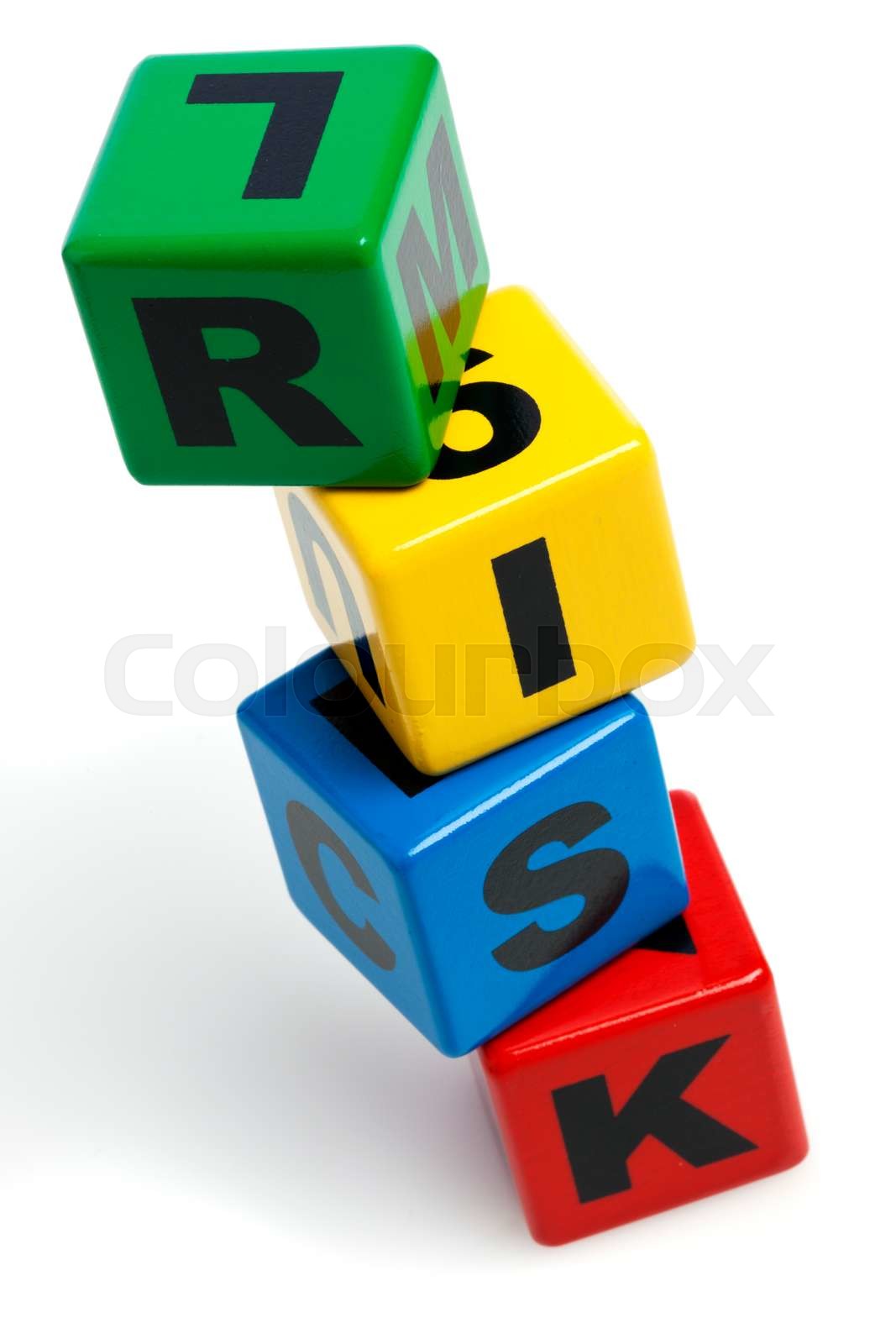 risiko, hoch, vertikal | Stock Bild | Colourbox