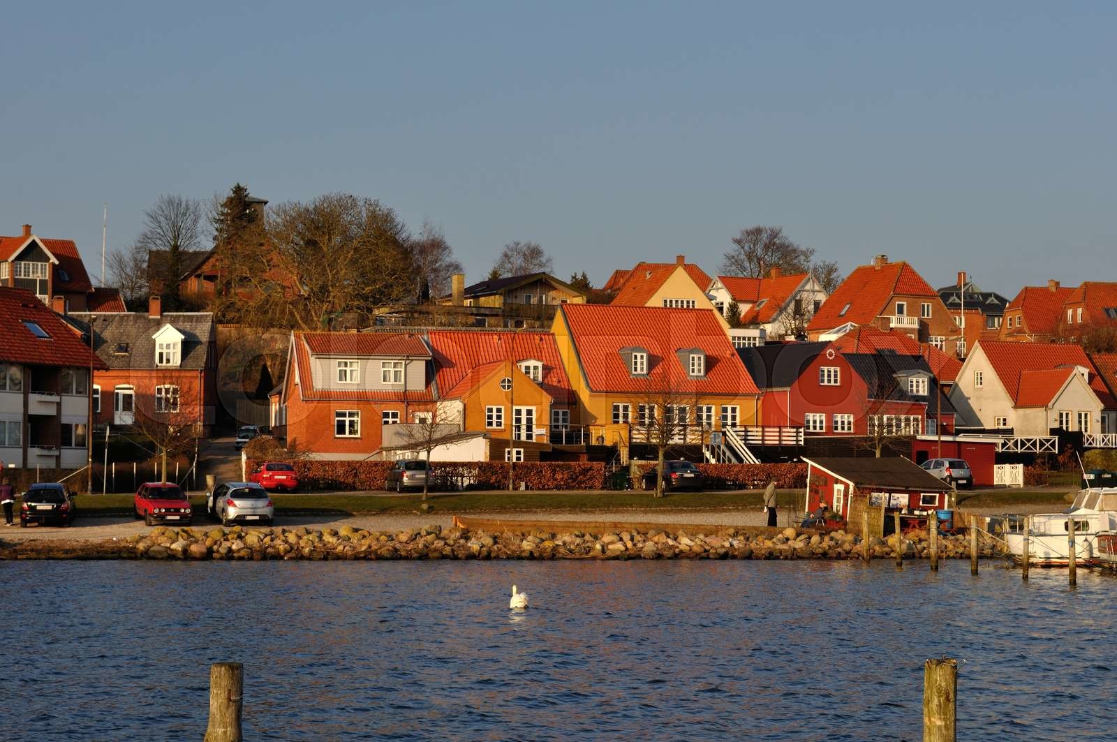 Vordingborg Nordhavn | Stock foto | Colourbox