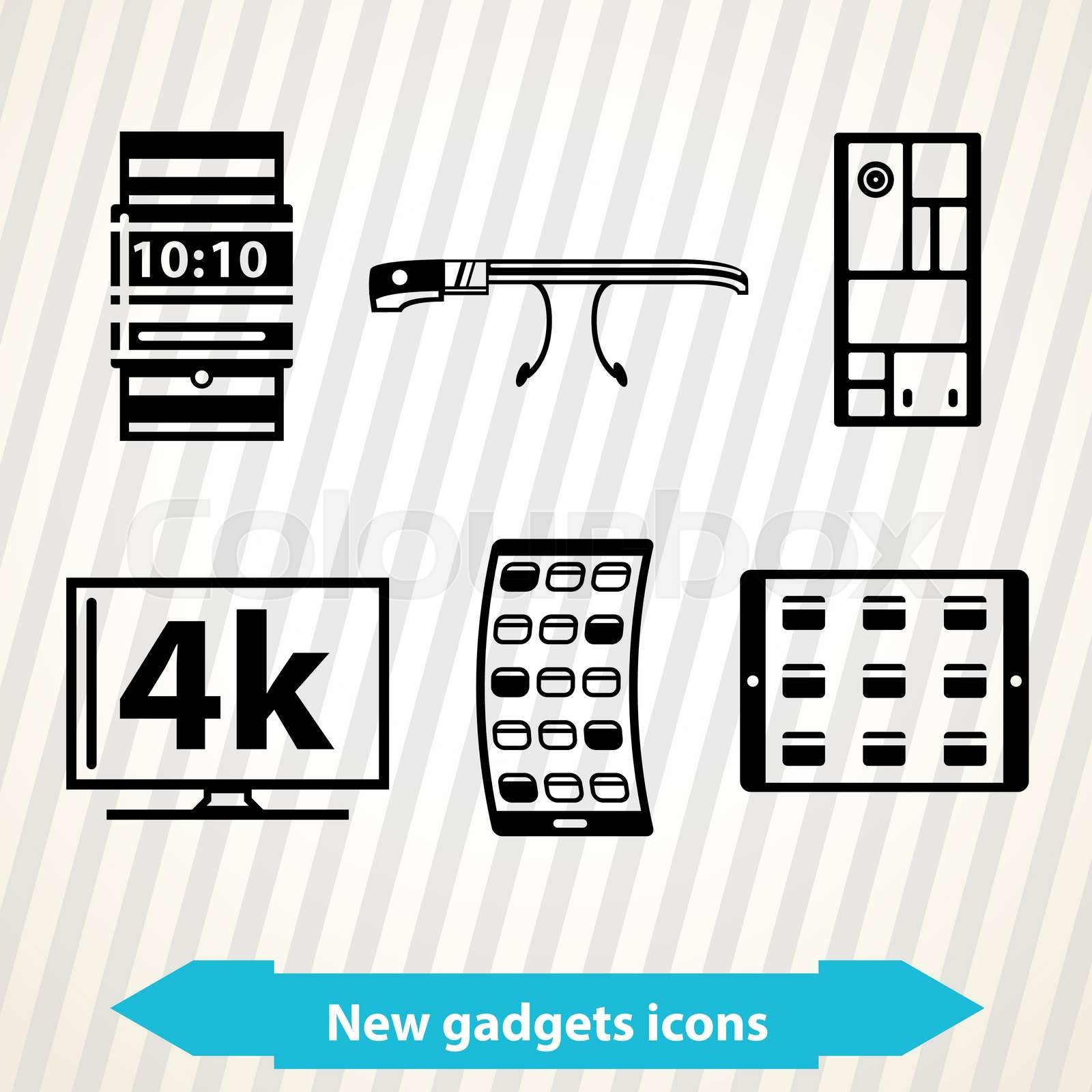 icon, uhr, kommunikation | Stock-Vektor | Colourbox