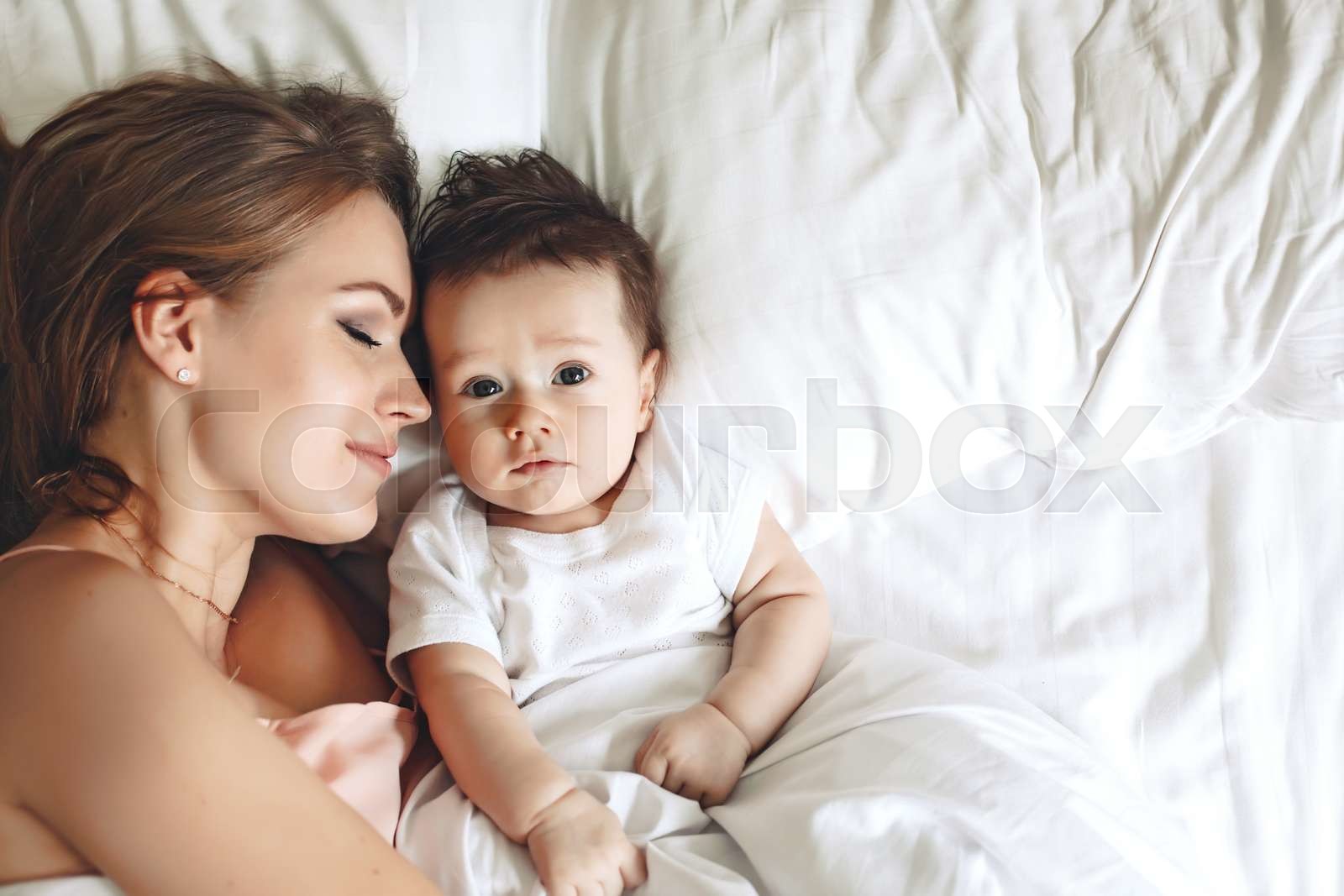 Mama with baby | Stock image | Colourbox