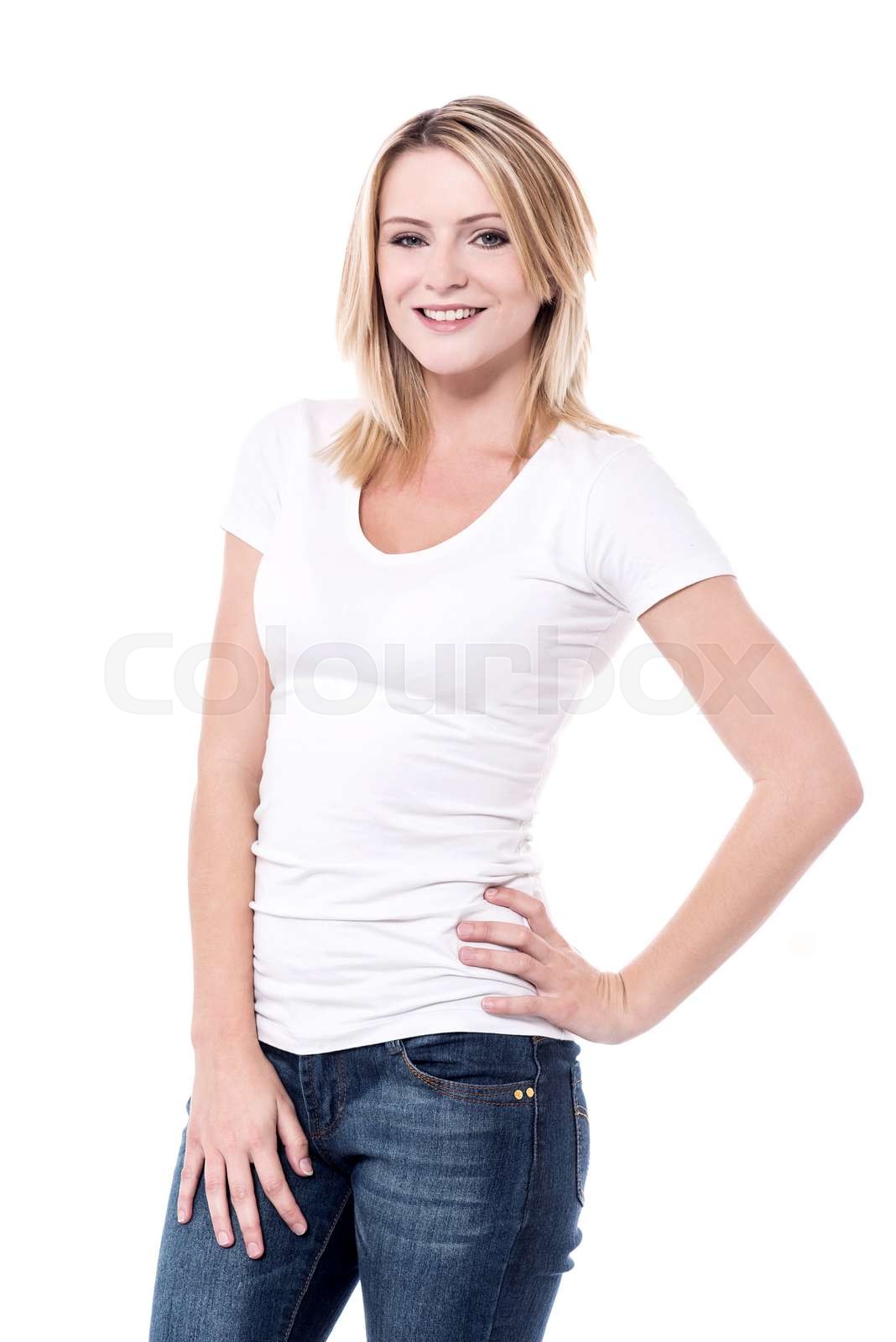 A model must have an attractive body! | Stock image | Colourbox