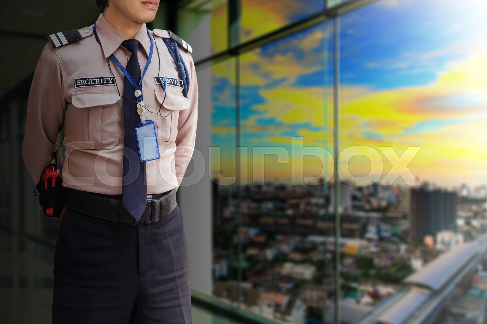 Security guard | Stock image | Colourbox