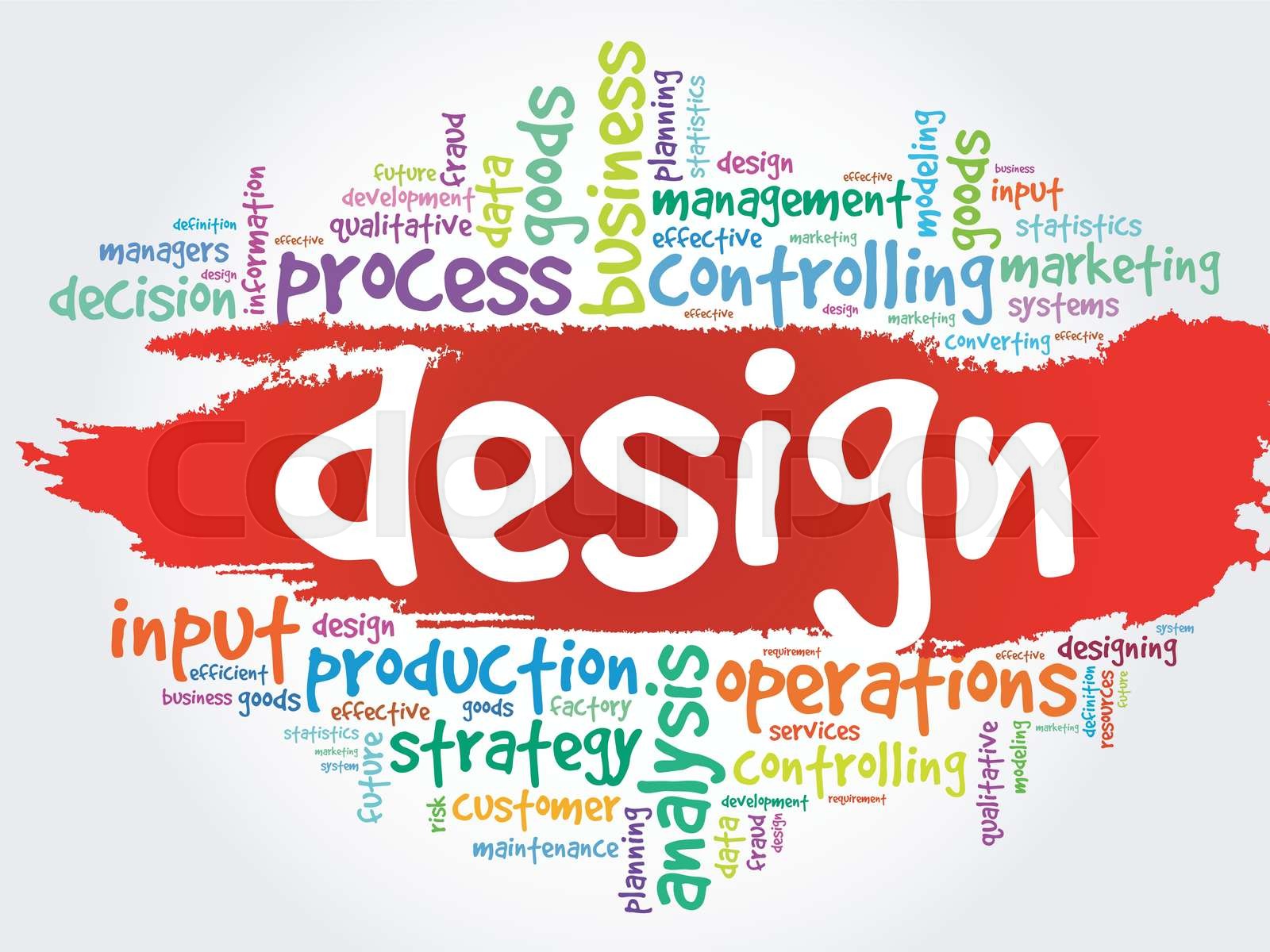 DESIGN word cloud | Stock vector | Colourbox
