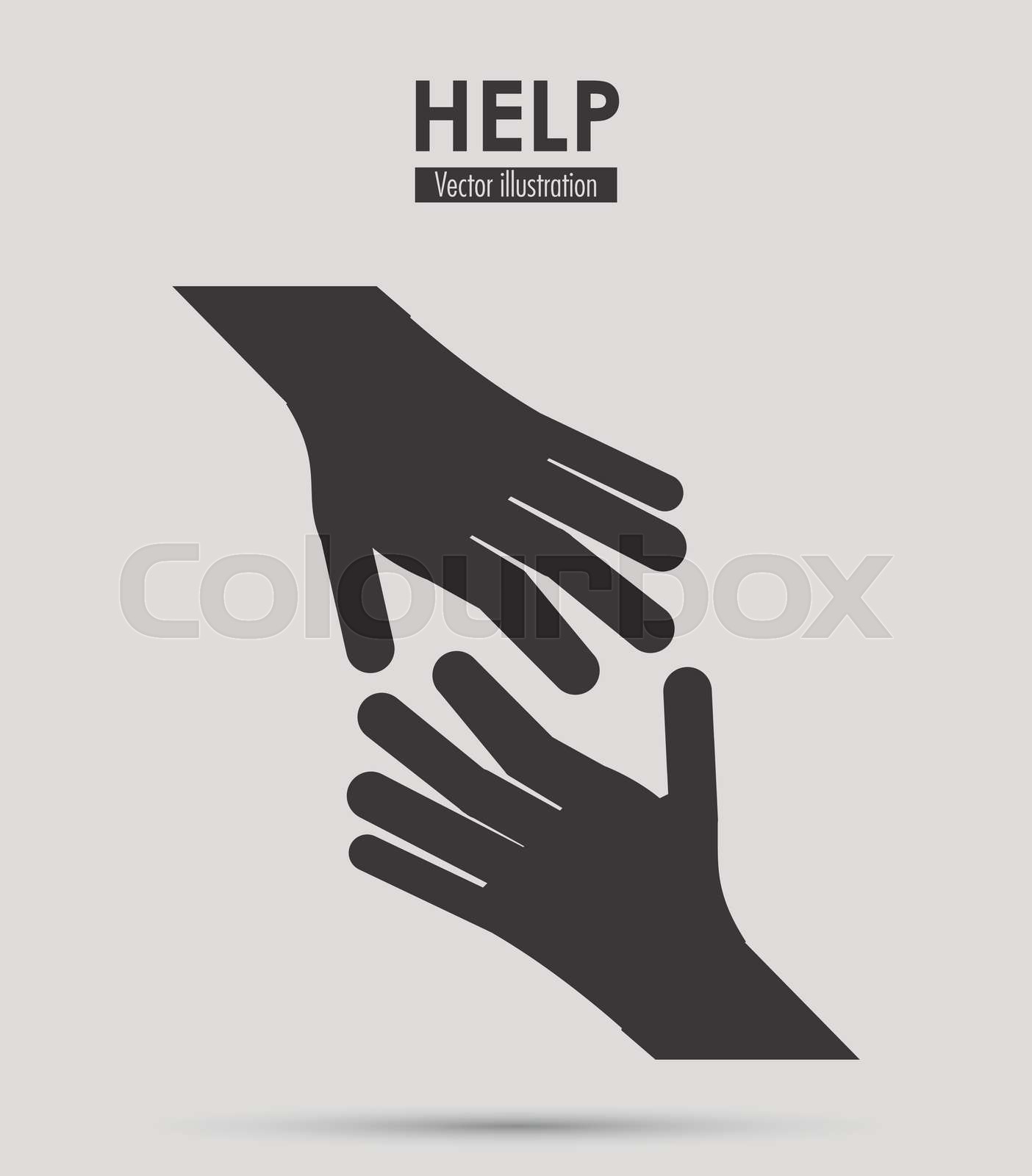 Help icon design | Stock vector | Colourbox
