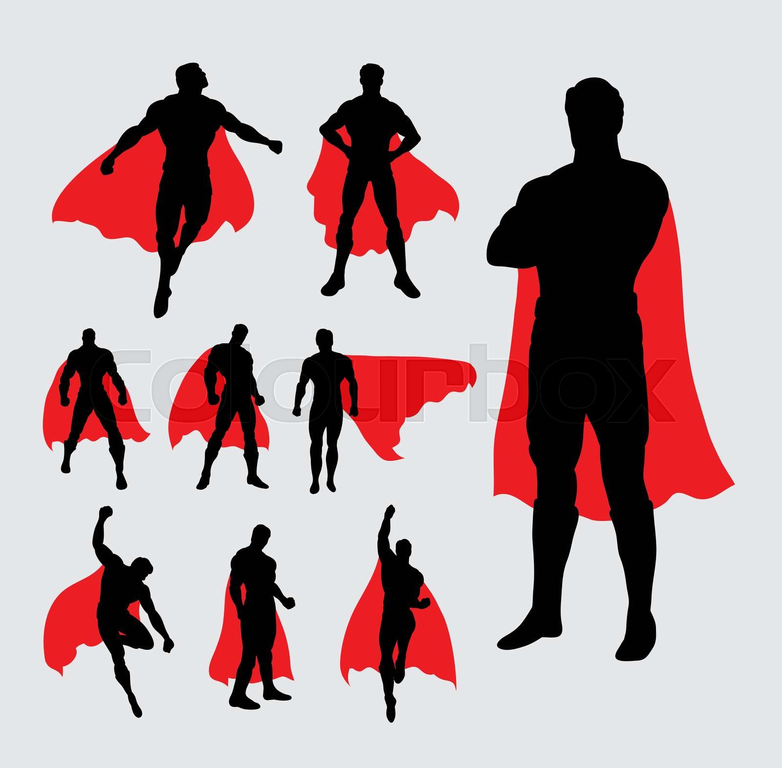 Superhero Silhouette Vector