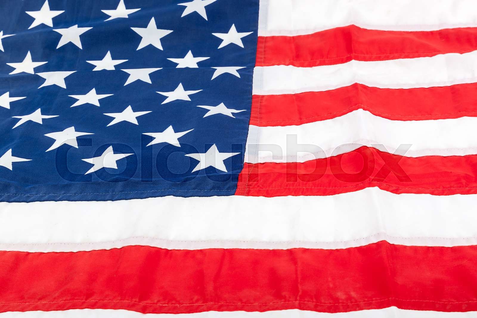 American flag as a backdrop | Stock image | Colourbox