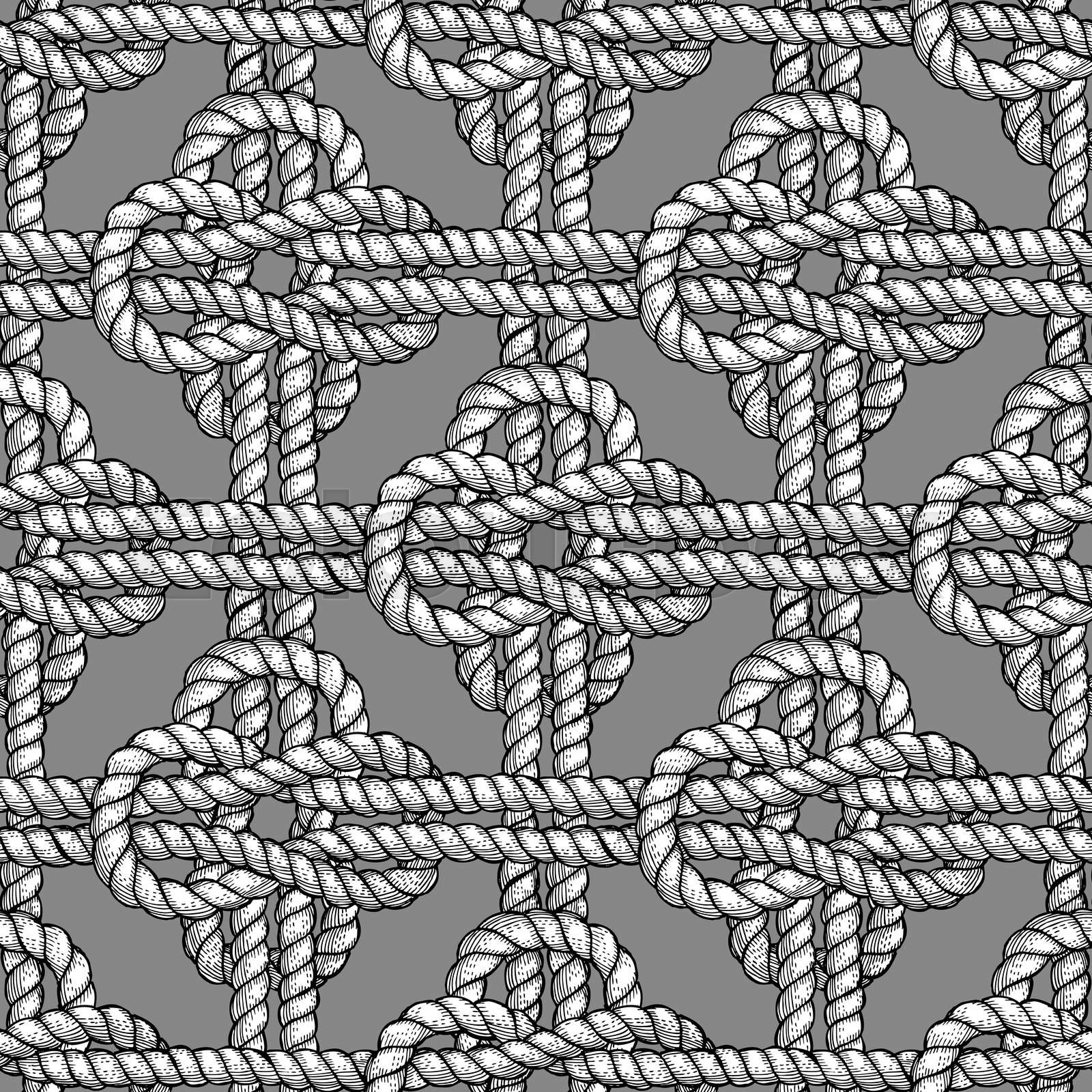 Crossed sailor knot | Stock vector | Colourbox