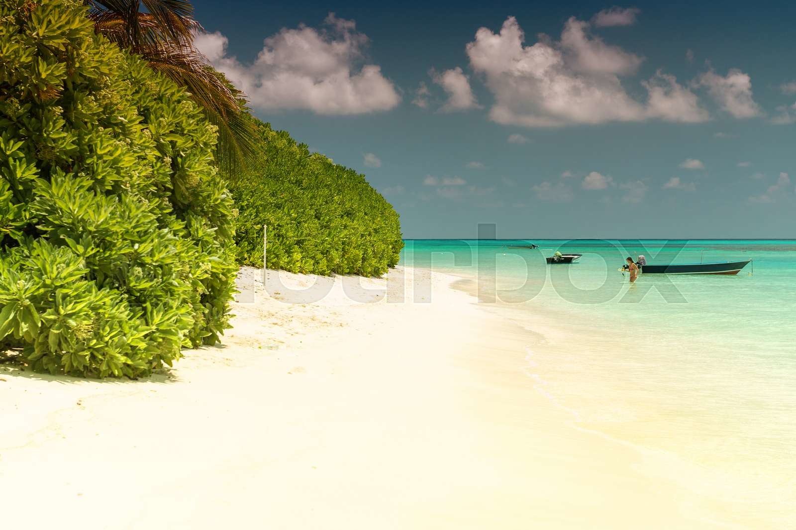 Beautiful colors of Maldives | Stock image | Colourbox