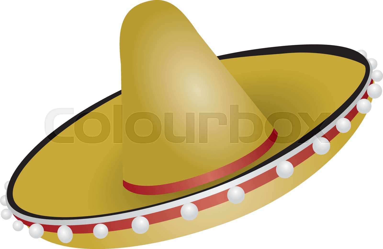 Authentic Mexican sombrero | Stock vector | Colourbox