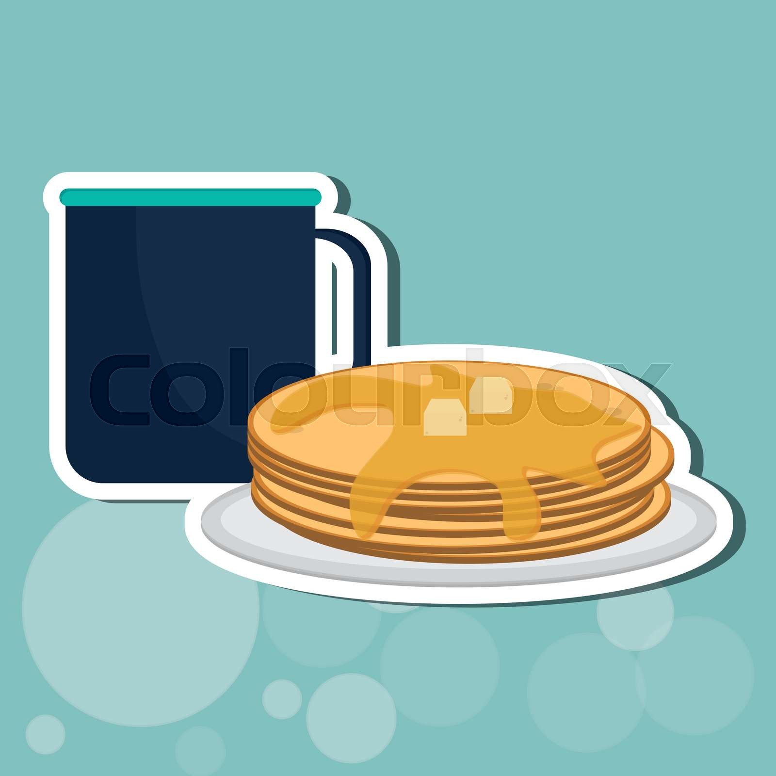 Breakfast design , vector illustration | Stock vector | Colourbox