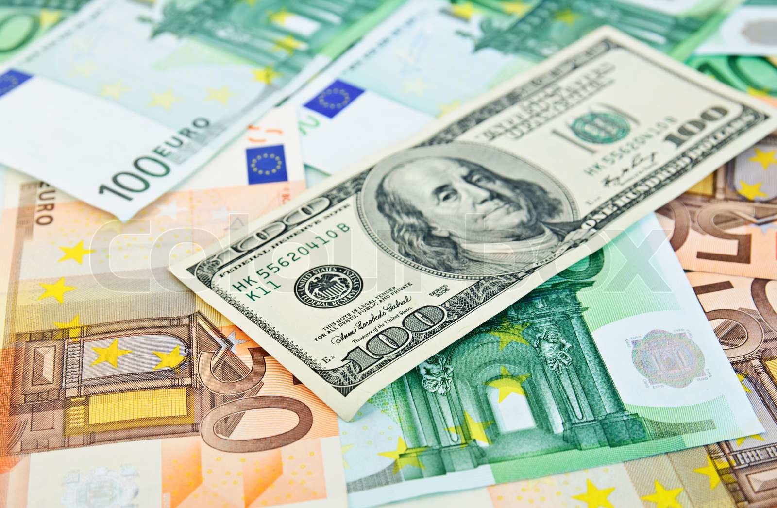 Baggrund Fra Dollar Og Euro Forskellige Pengesedler Stock Foto Baggrund Fra Dollar Og Euro Forskellige Pengesedler Stock Foto