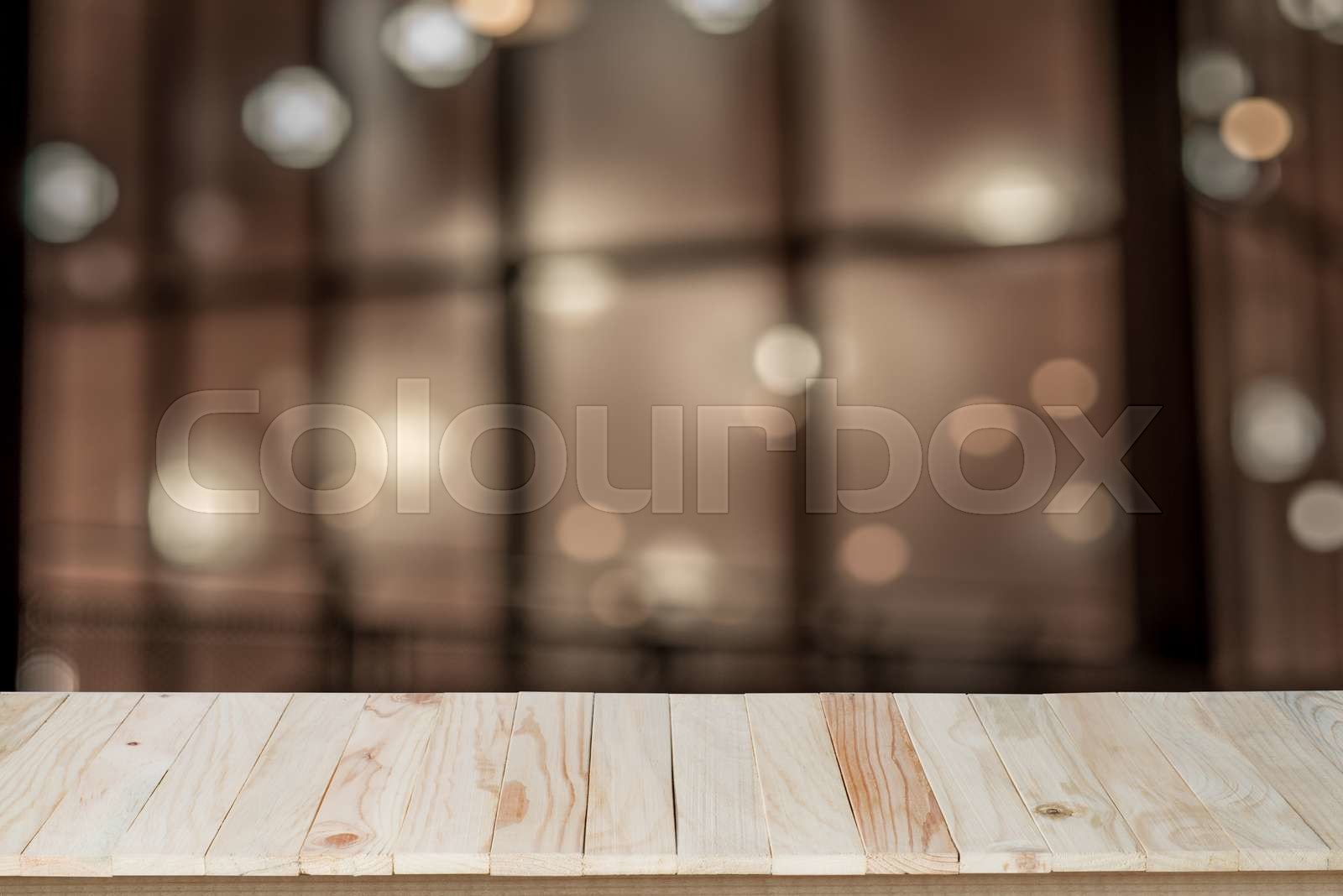 wooden toptable | Stock image | Colourbox