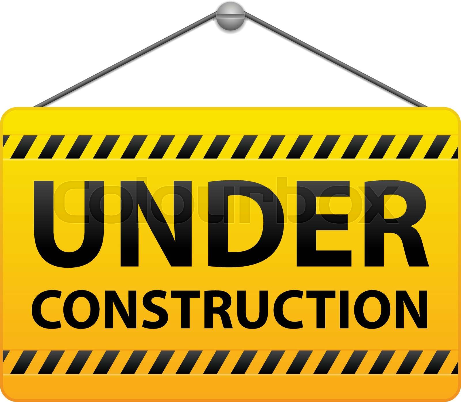 Under Construction Sign Clipart