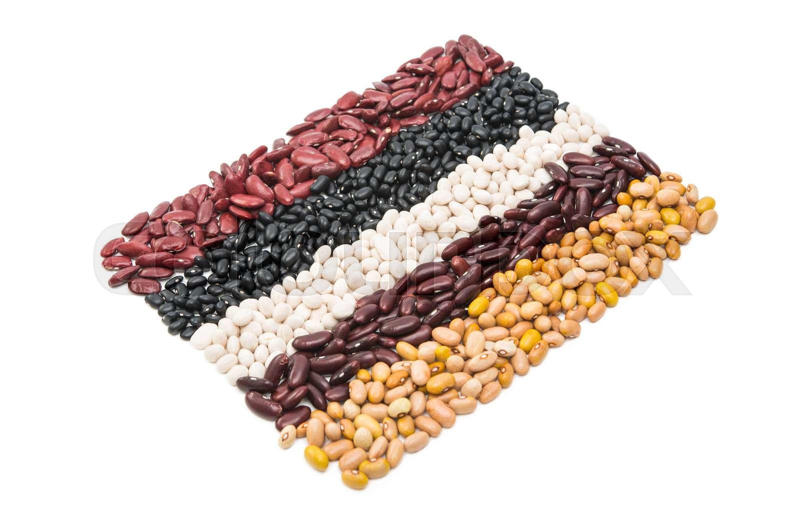 kidney beans of different colors | Stock image | Colourbox