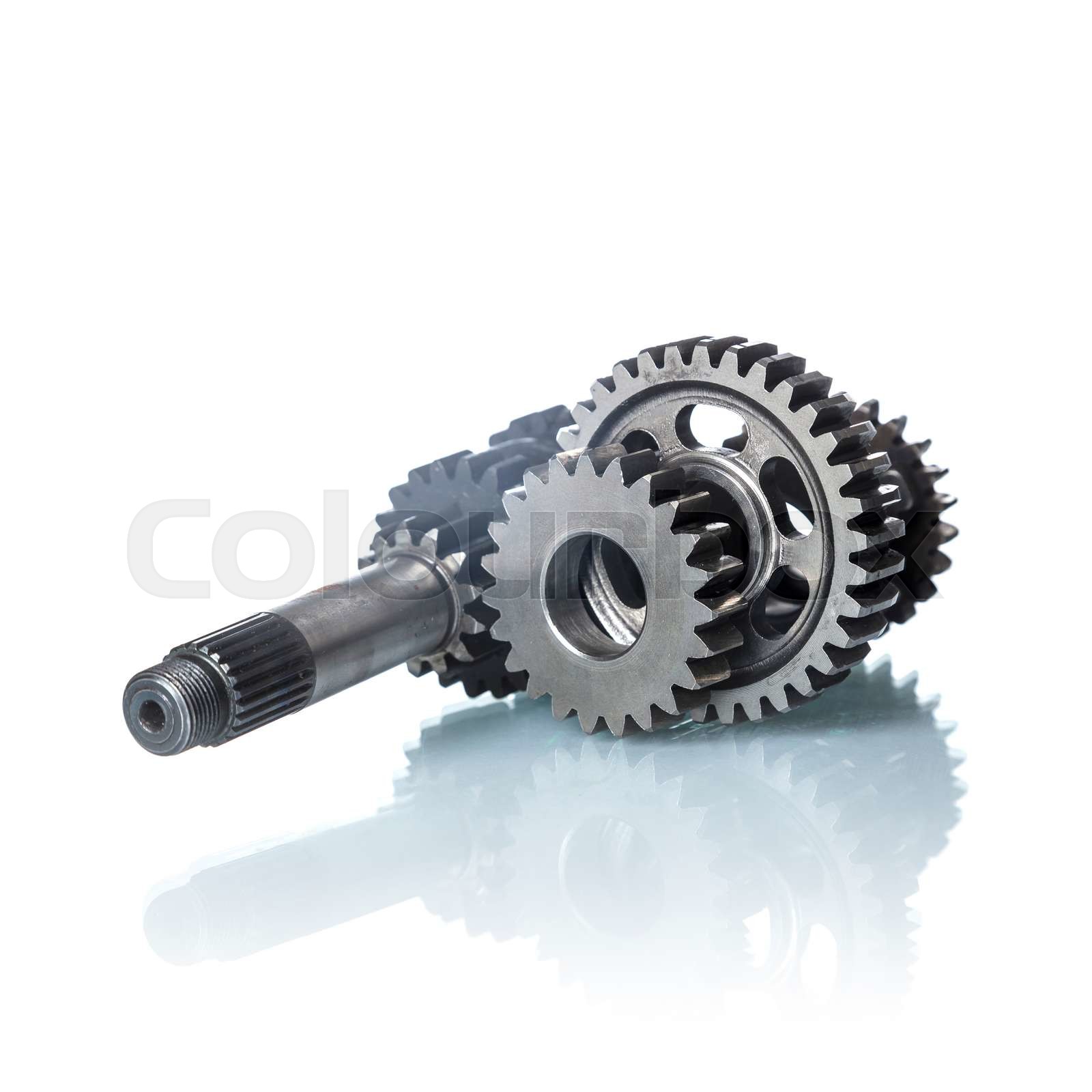 Metal cog wheels | Stock image | Colourbox
