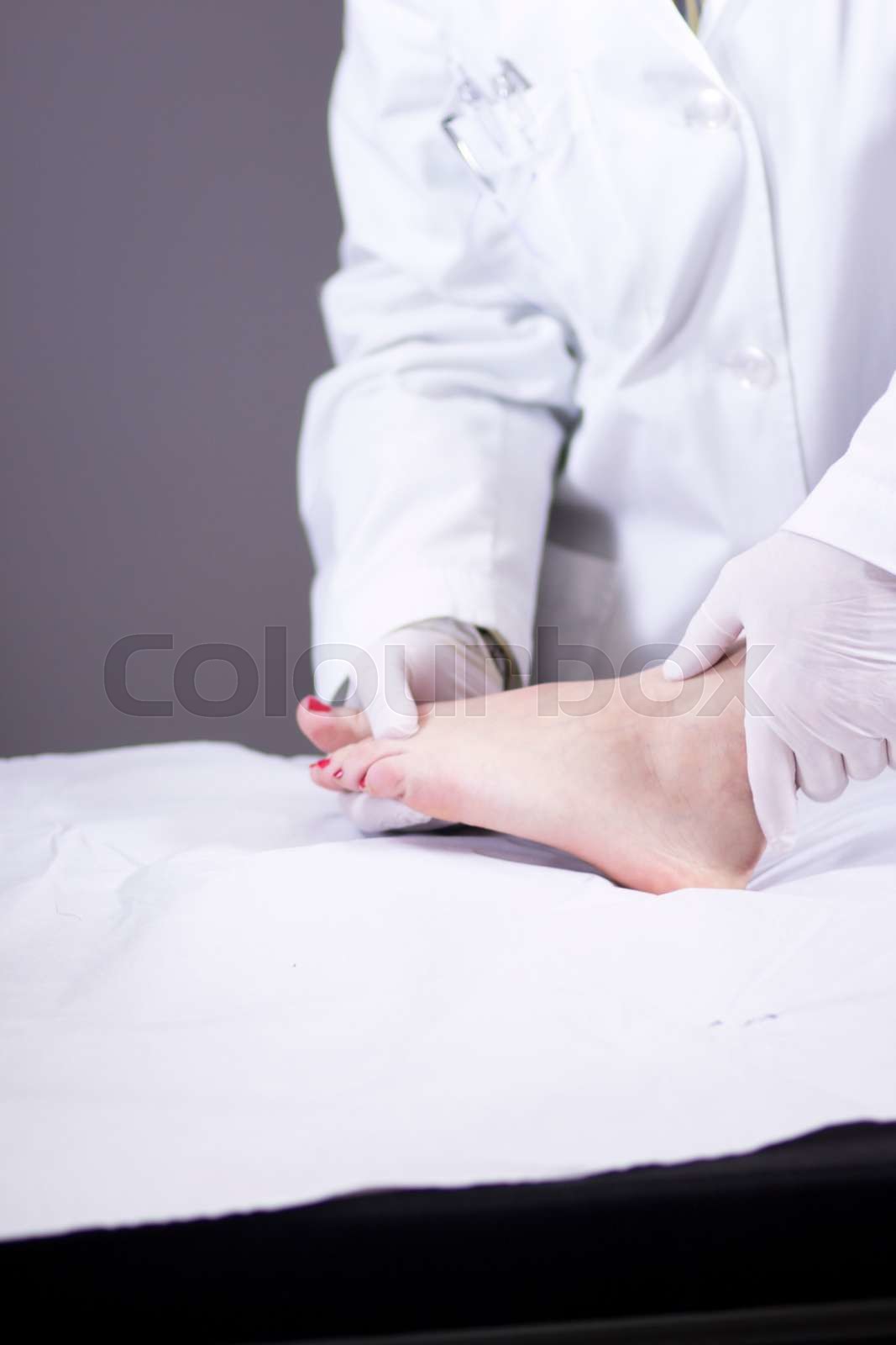 Doctor patient medical examination | Stock image | Colourbox