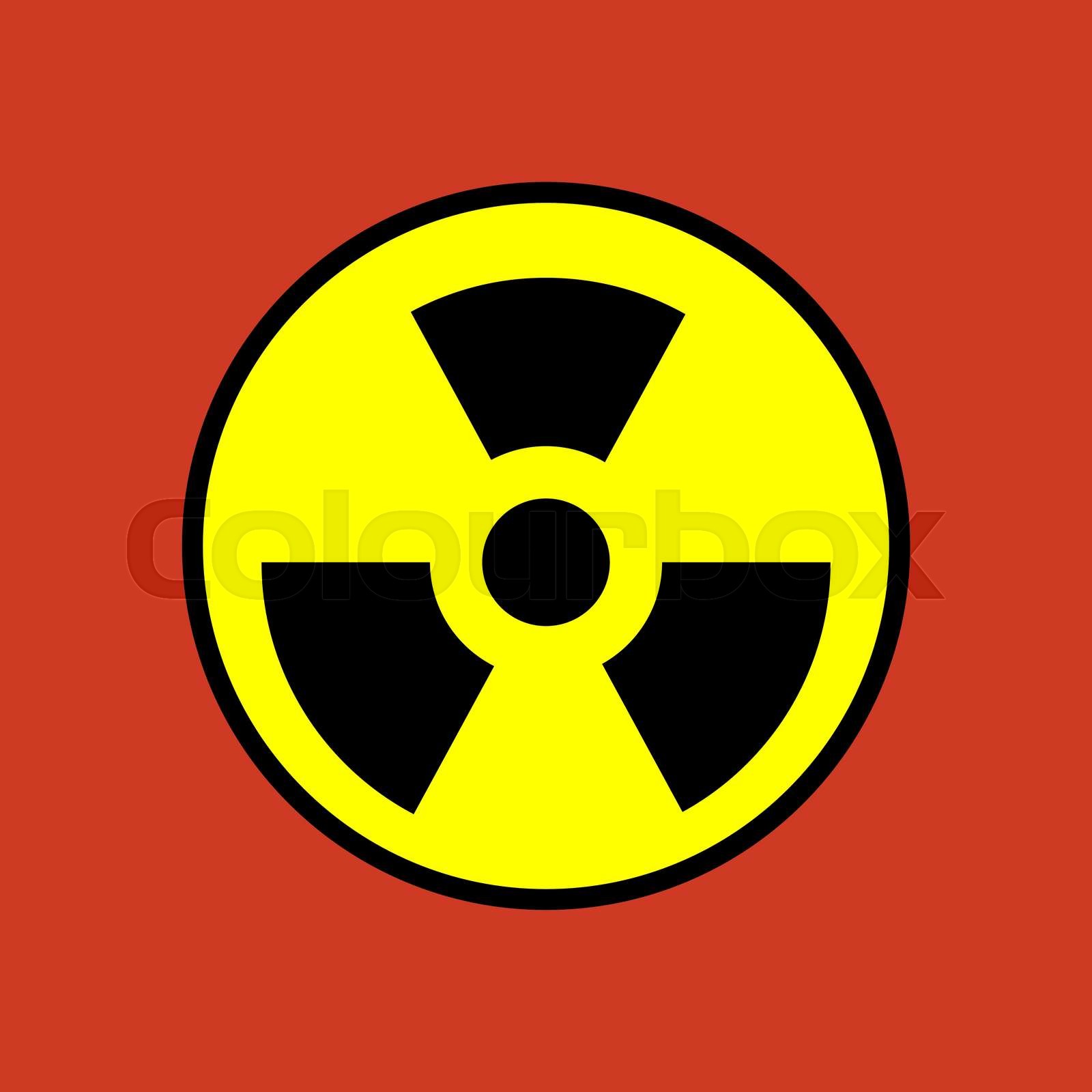 Nuclear danger icon | Stock vector | Colourbox