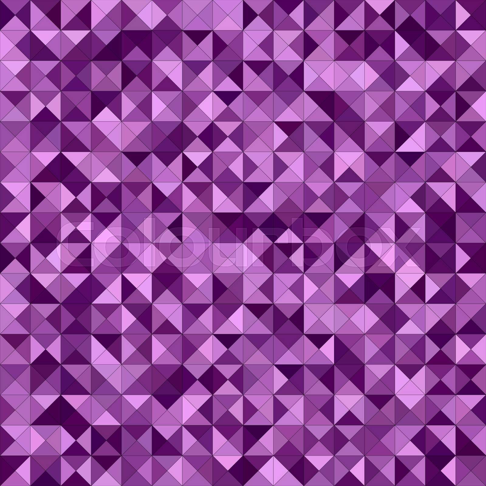 Purple Abstract Triangle Mosaic Background Stock Vector Colourbox