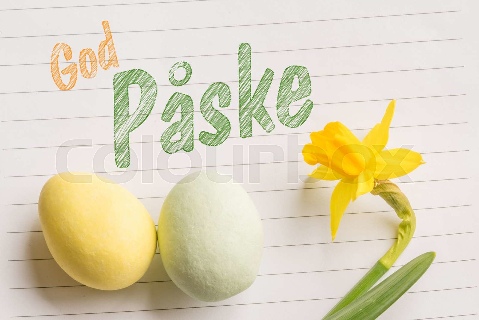God påske greeting from Denmark | Stock image | Colourbox
