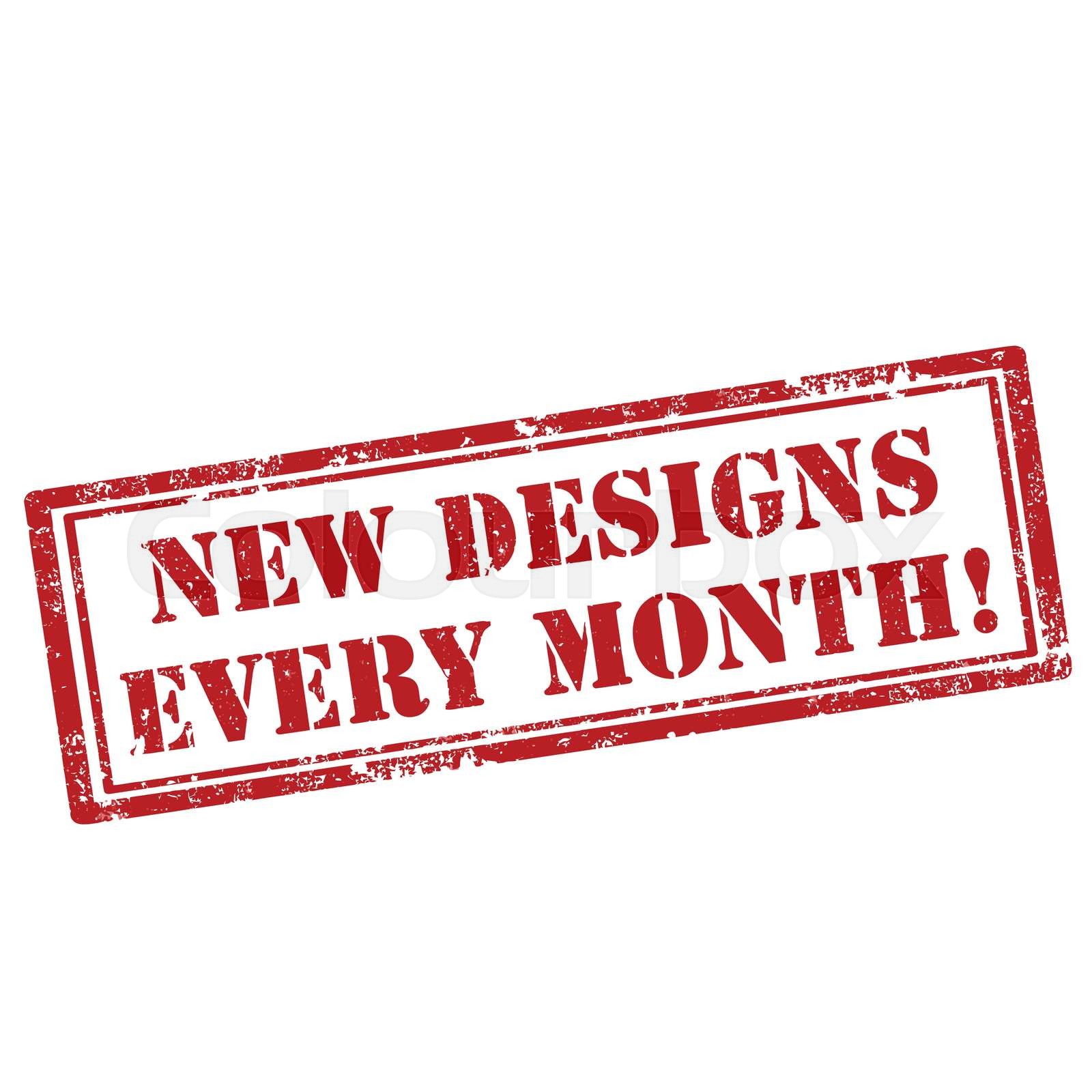 New Designs Every Month | Stock vector | Colourbox
