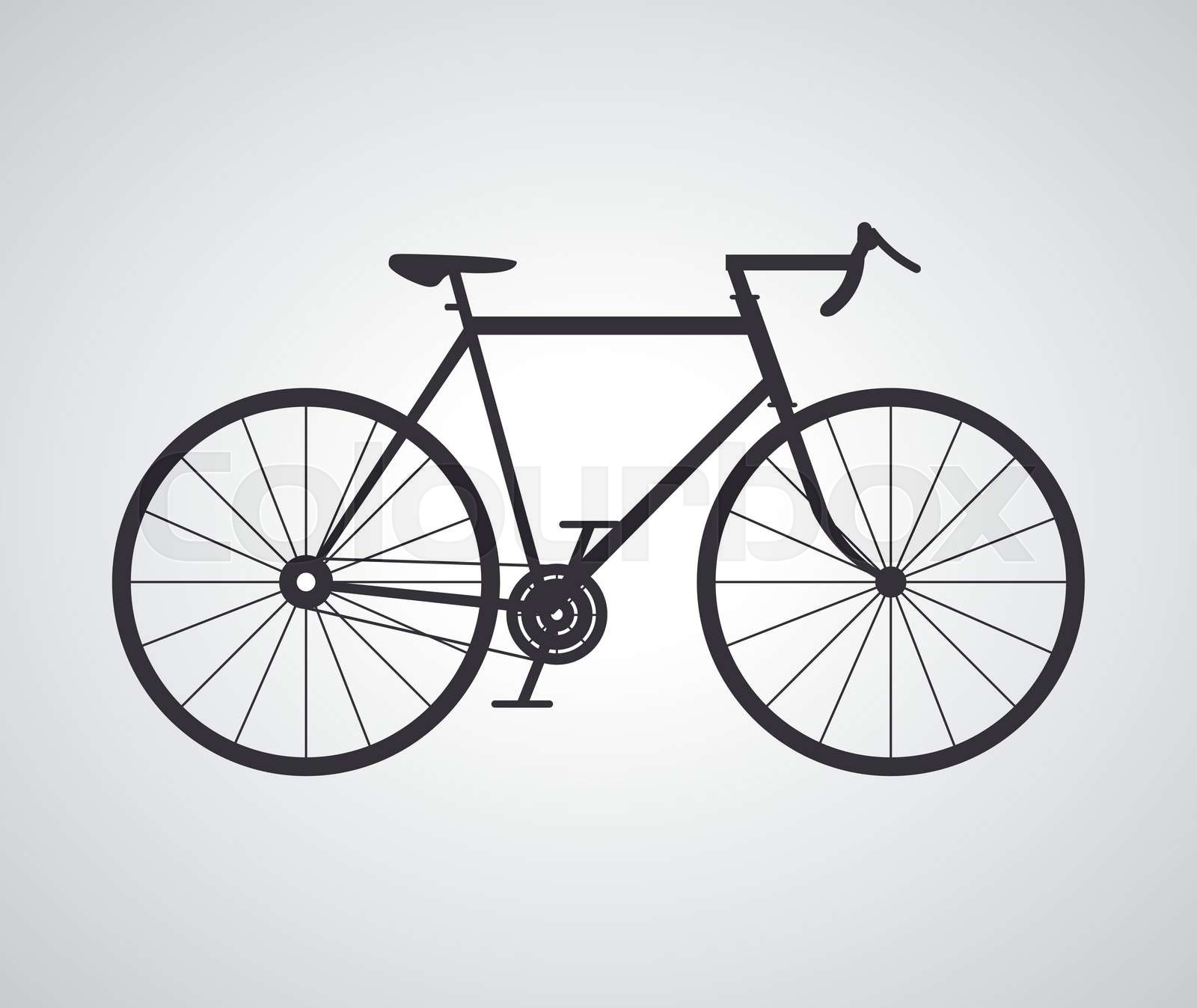 Racing bike design | Stock vector | Colourbox