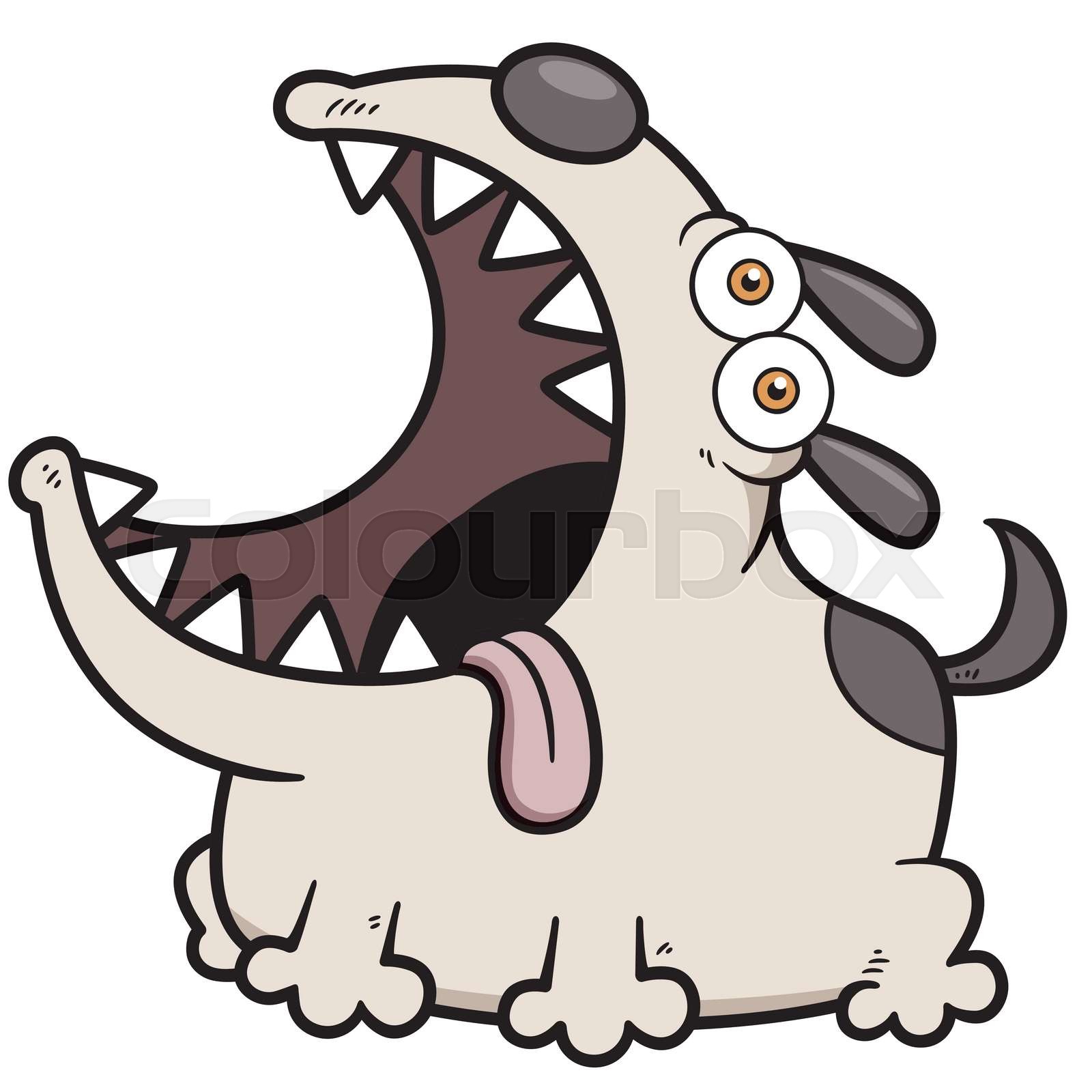 Angry Dog | Stock vector | Colourbox