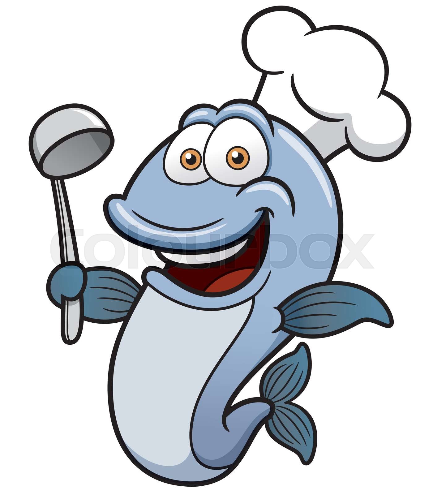 Chef fish | Stock vector | Colourbox